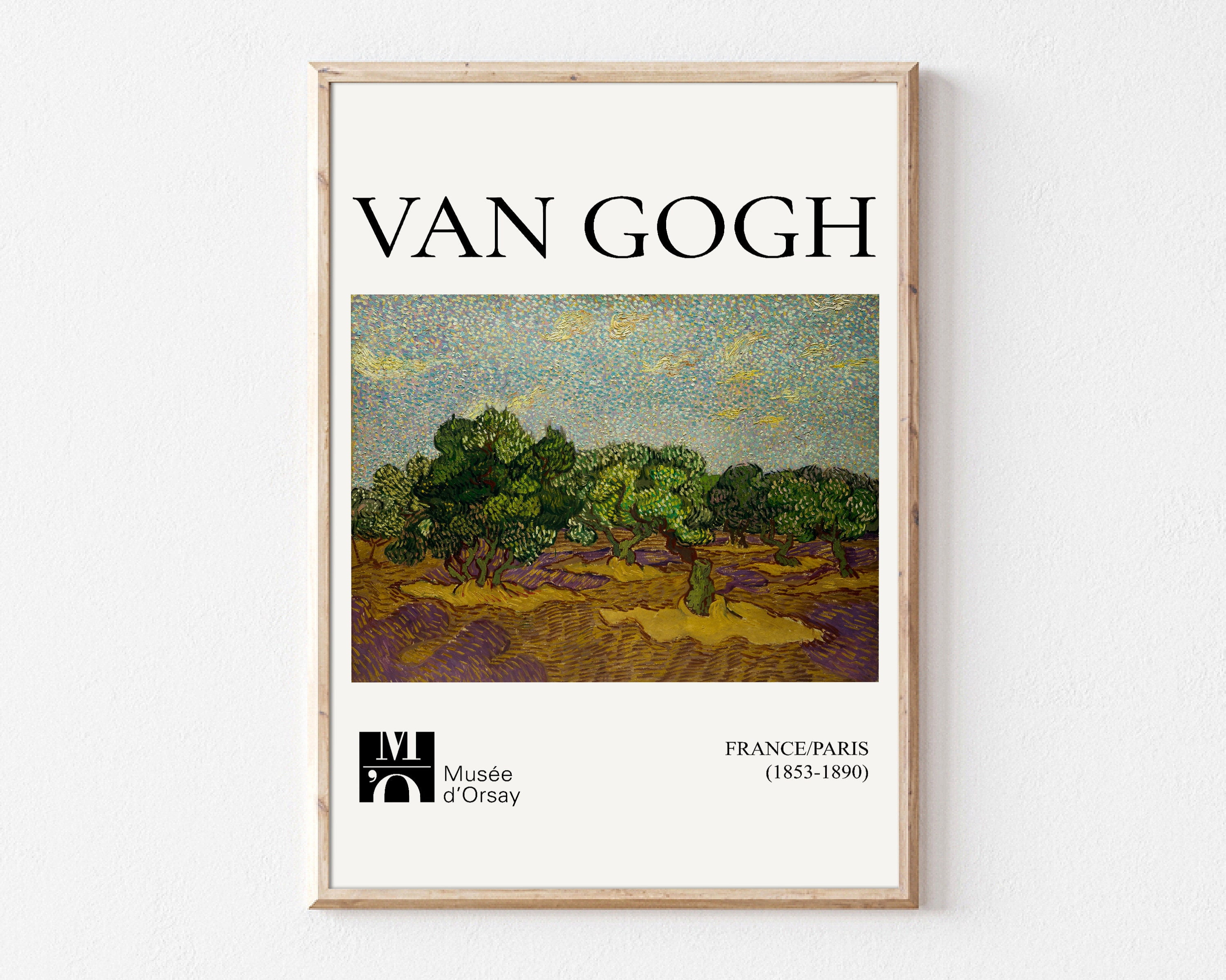 POSTER Van Gogh Print, Landscape Print, Van Gogh Paintings, Museum ...