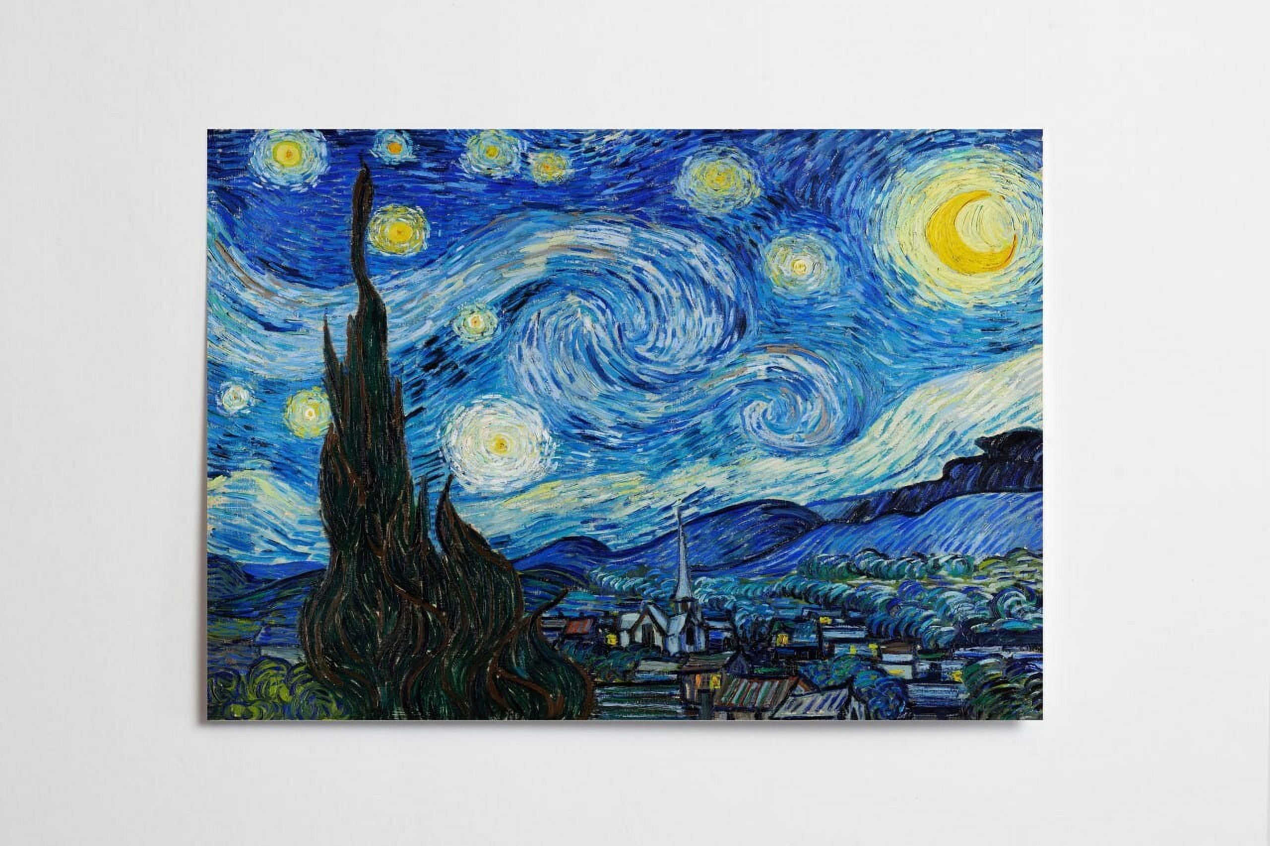 POSTER Van Gogh "Starry Night" Poster, Famous Artwork, Celestial Wall ...
