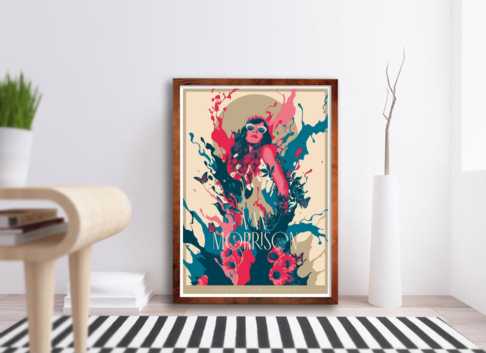 POSTER Van Morrison Gig / Tour Poster - Blues Poster - Music Wall Art ...