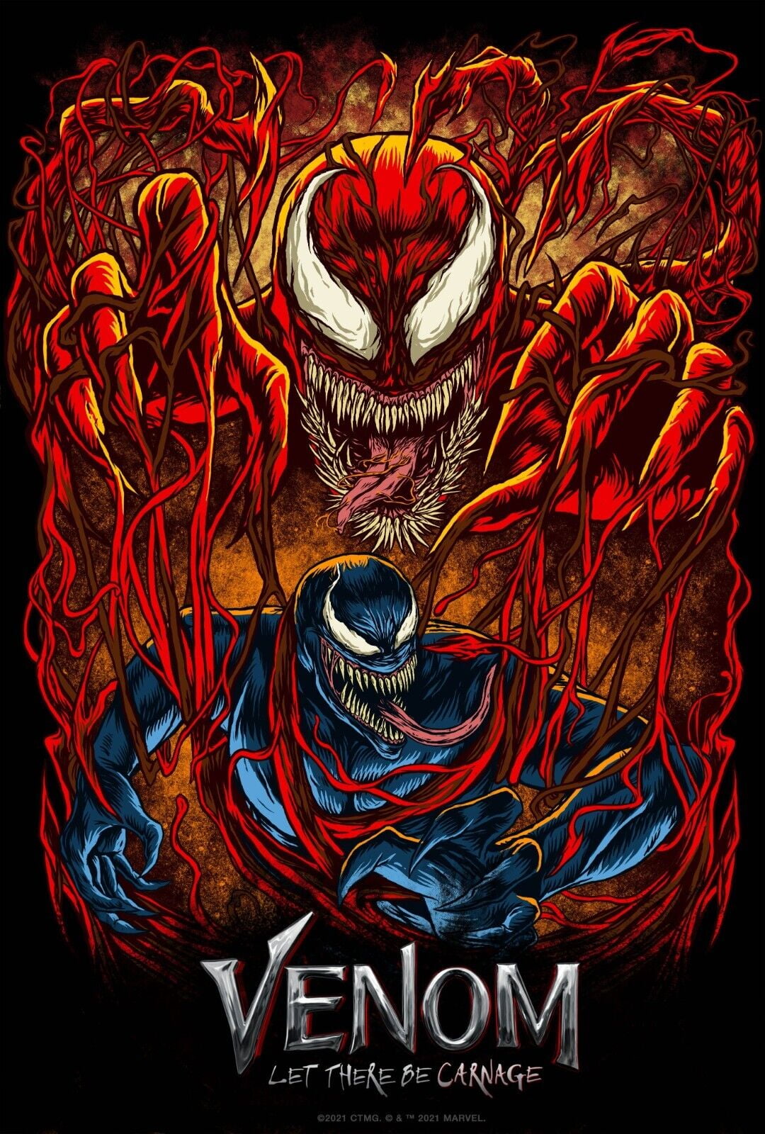 POSTER Venom Let There Be Carnage movie poster (h) --8x12-UNFRAMED ...