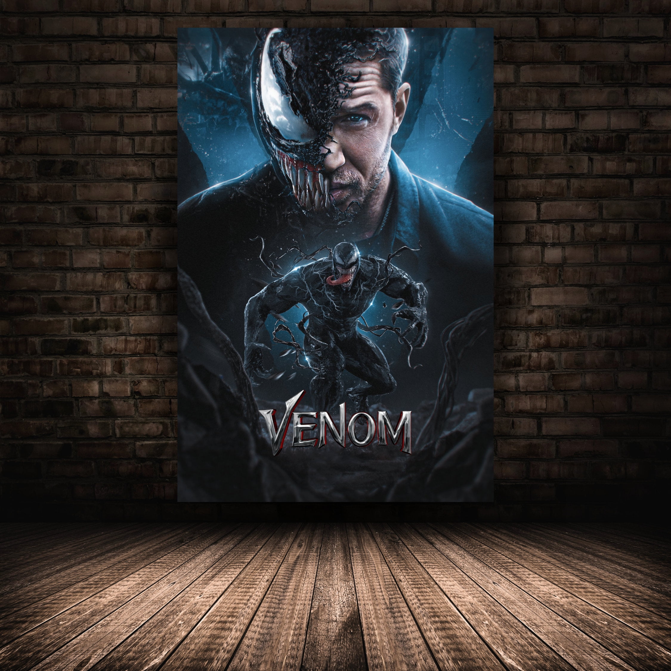 POSTER Venom Poster, Tom Hardy Print, Marvel Movie Wall Art, Poster ...