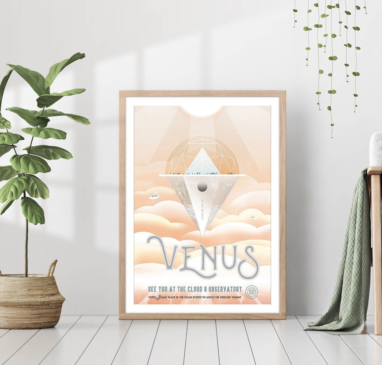 POSTER Venus NASA Space Travel Planet Poster Wall Art Print Retro ...