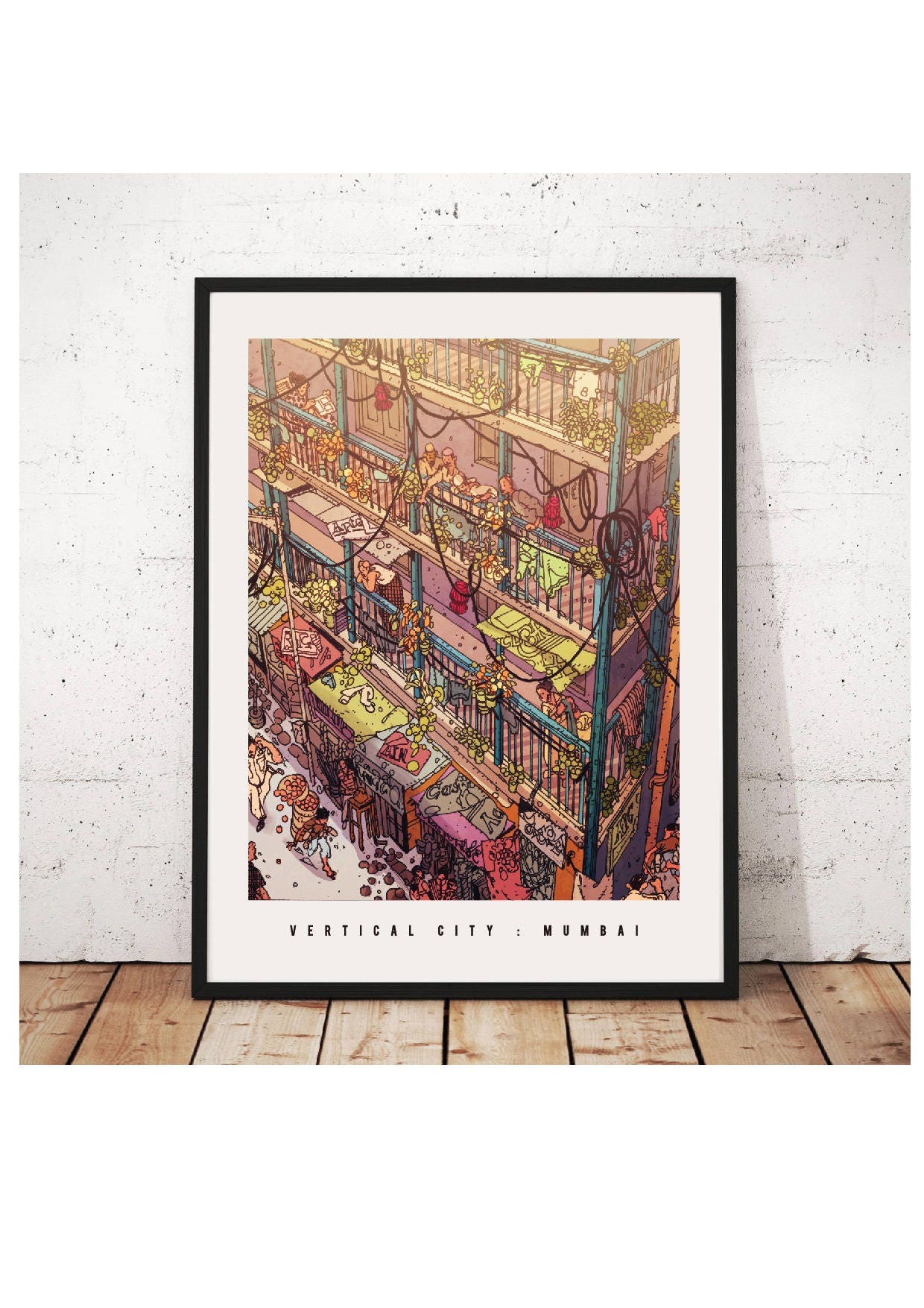POSTER Vertical City - A Mumbai Poster - Special Edition Print of the ...