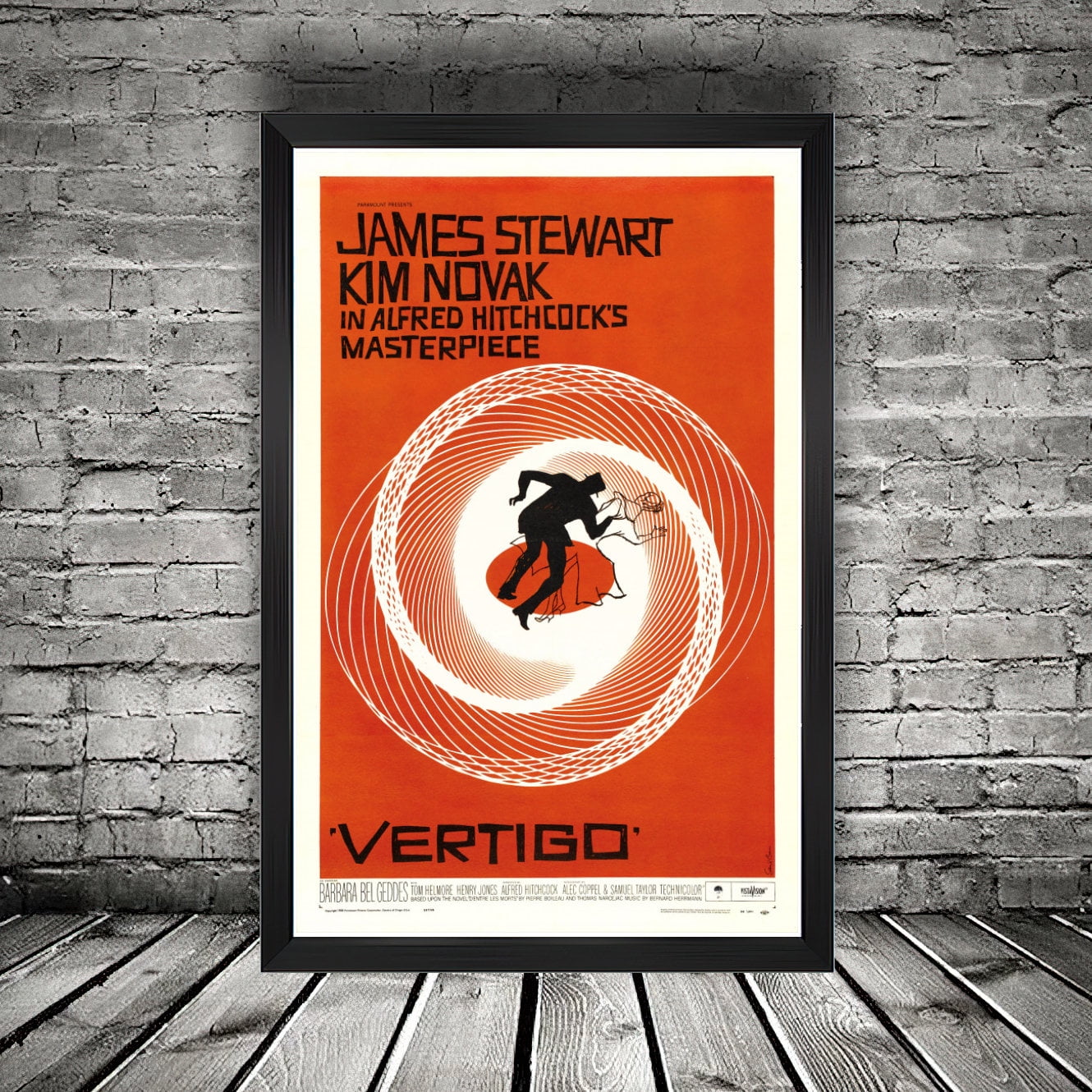 Poster Vertigo 1958 Movie Posters Alfred Hitchcock James Stewart