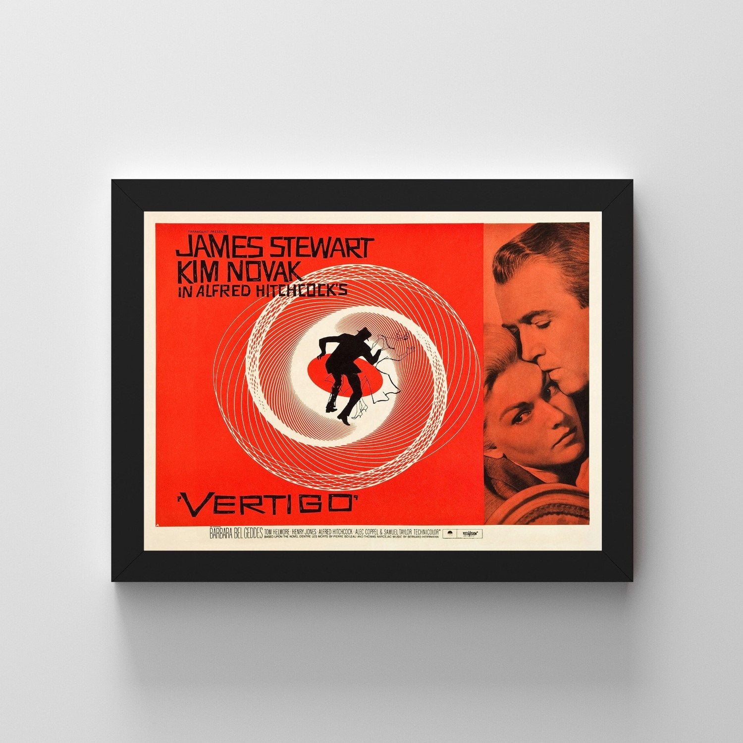 POSTER Vertigo Alfred Hitchcock Film / Movie Poster -UNFRAMED - Walmart.com