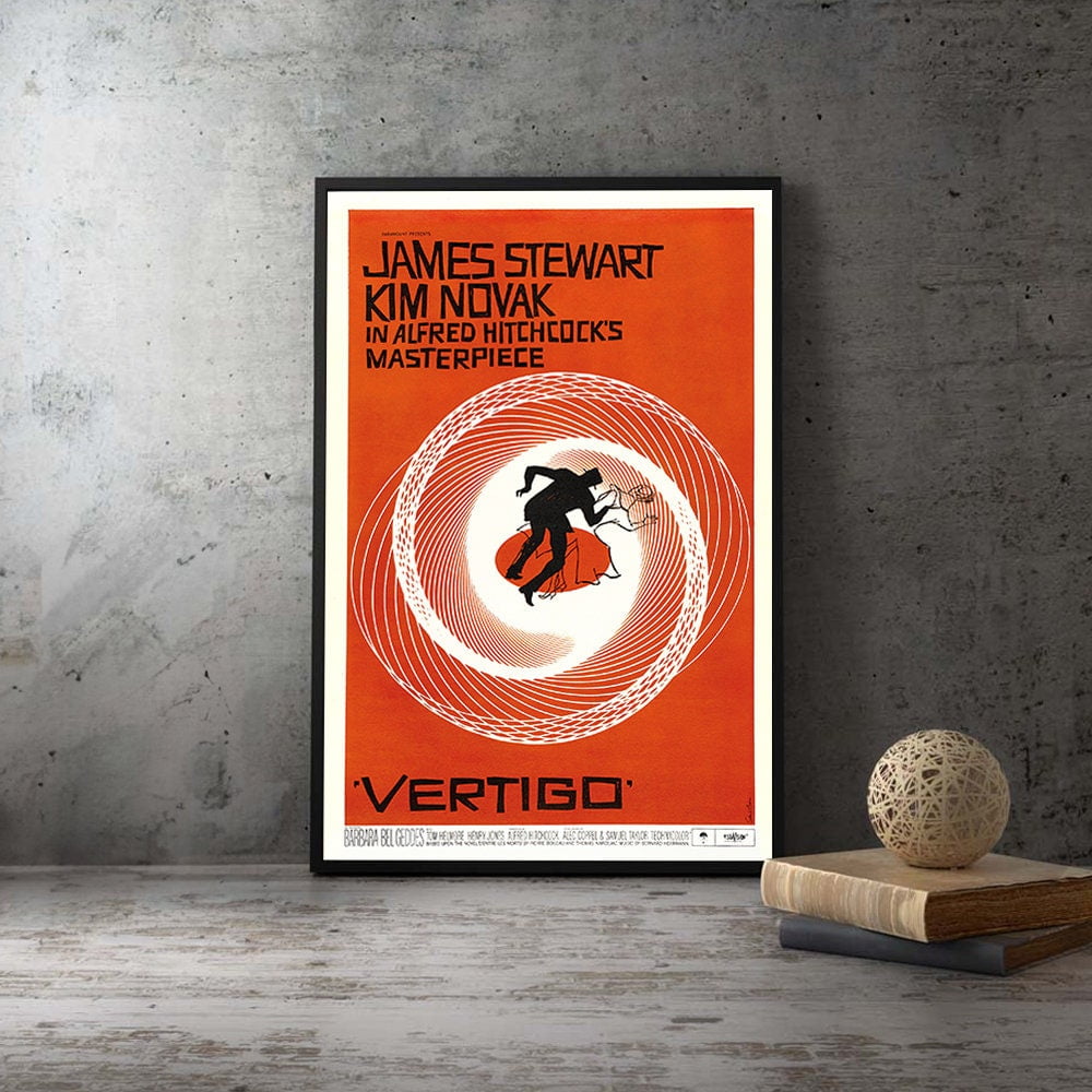 POSTER Vertigo Movie Poster,High Quality Home Decor,Office Decor Poster ...