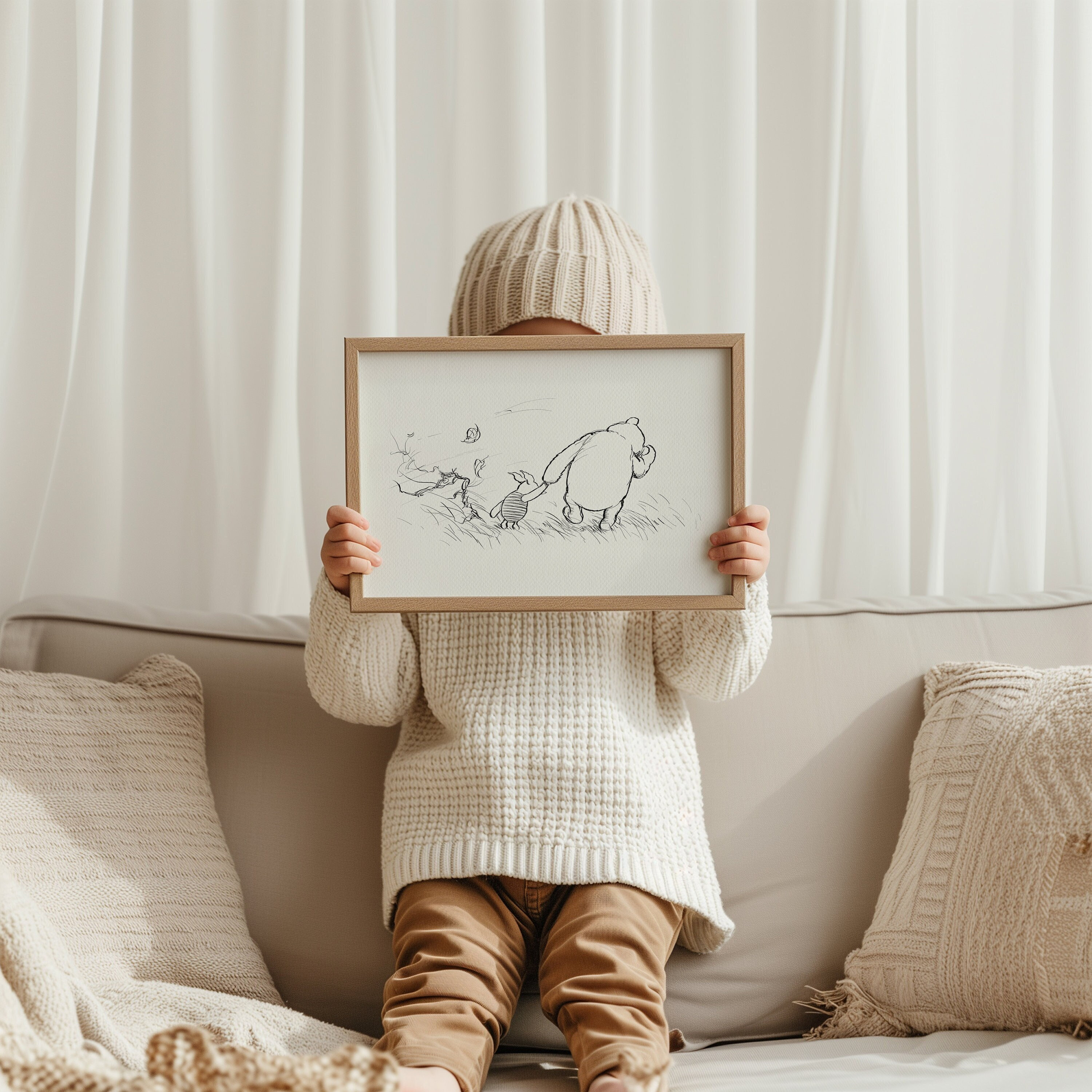 POSTER Very Happy Thursday - Piglet and Winnie the Pooh classic vintage ...