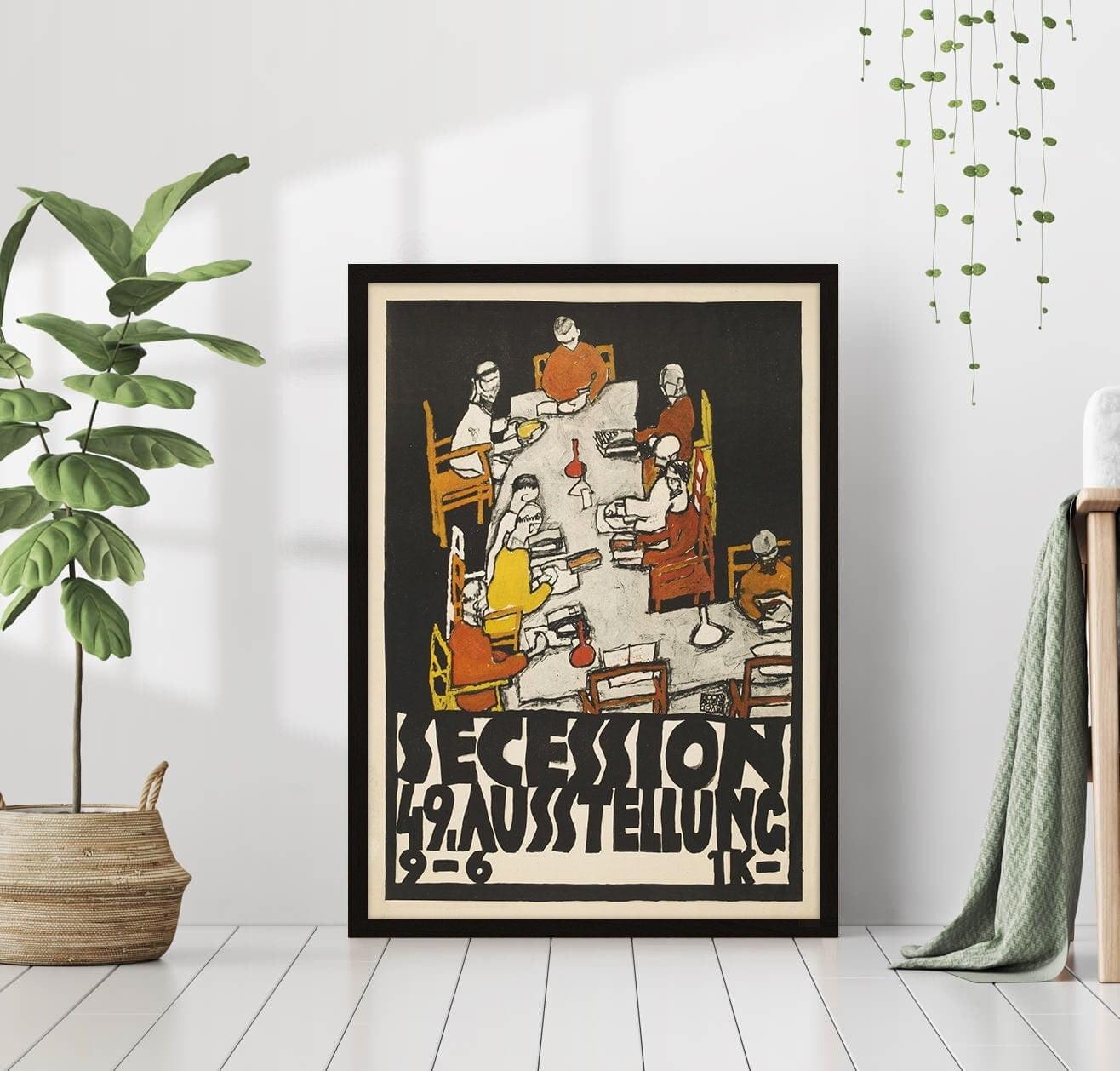 POSTER Vienna Secession by Egon Schiele Retro Art Vintage Print Wall ...