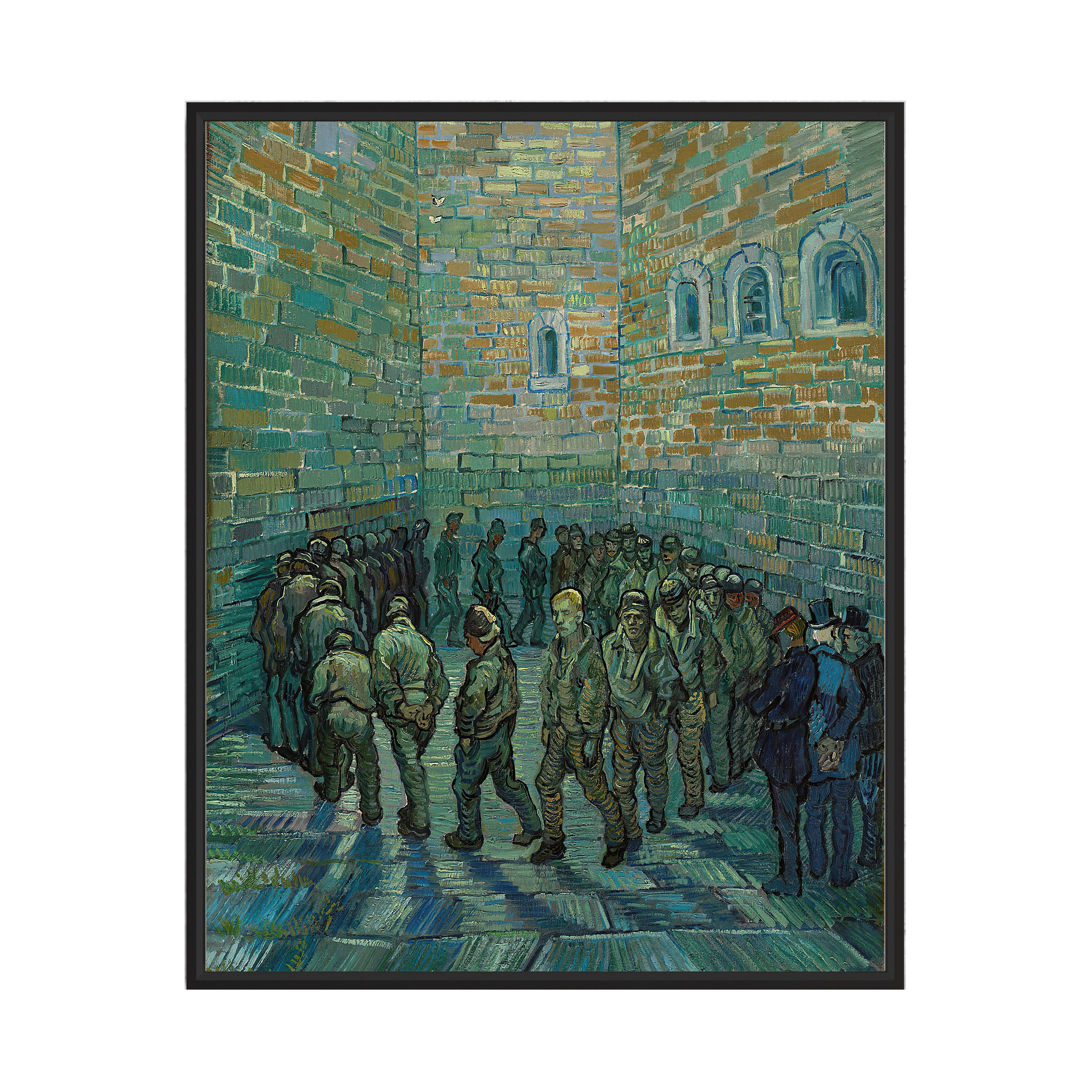POSTER Vincent Van Gogh Poster Art Print - The Prison Courtyard (1890 ...