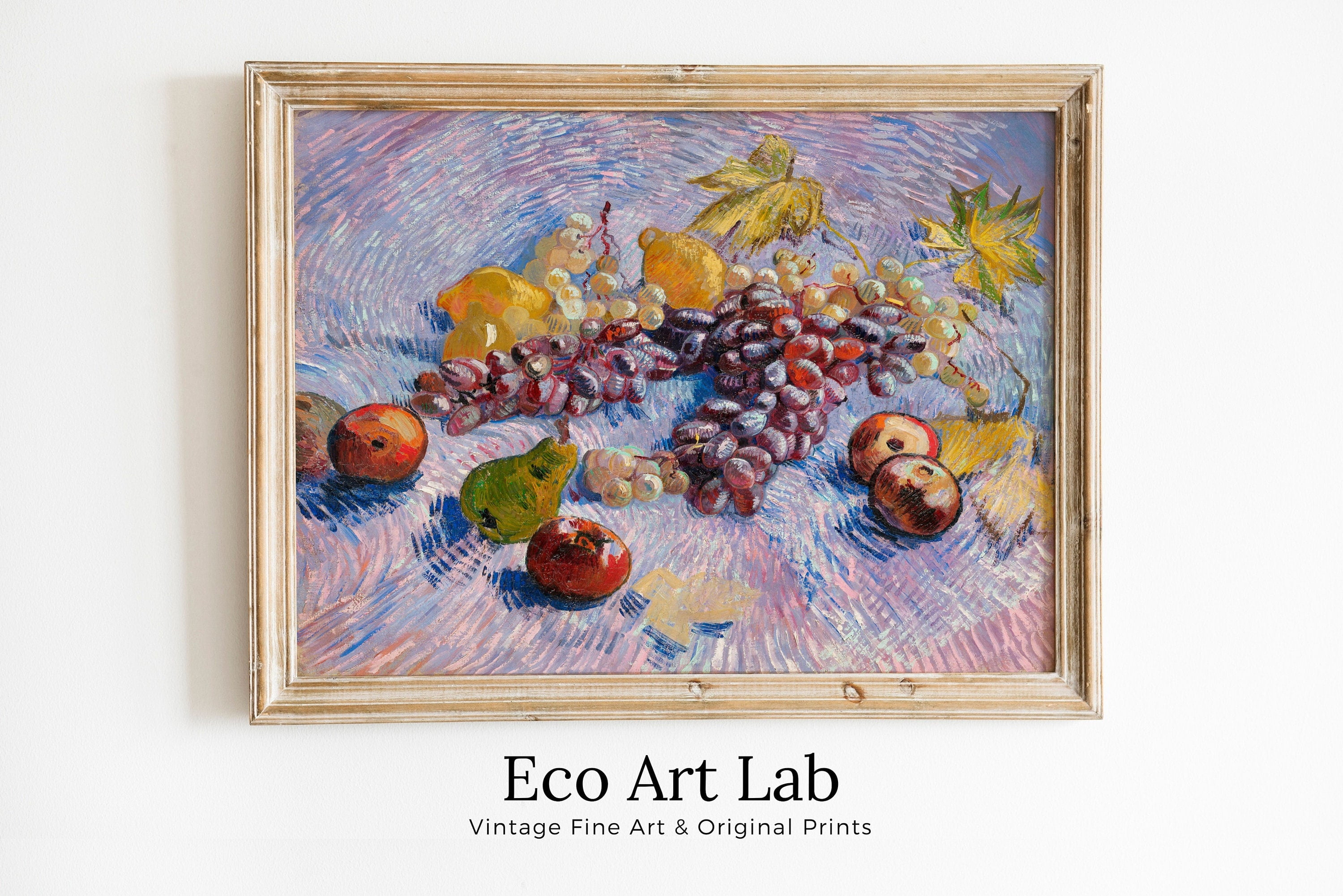 POSTER Vincent van Gogh Fruits Famous Art Prints. Still Life van Gogh ...
