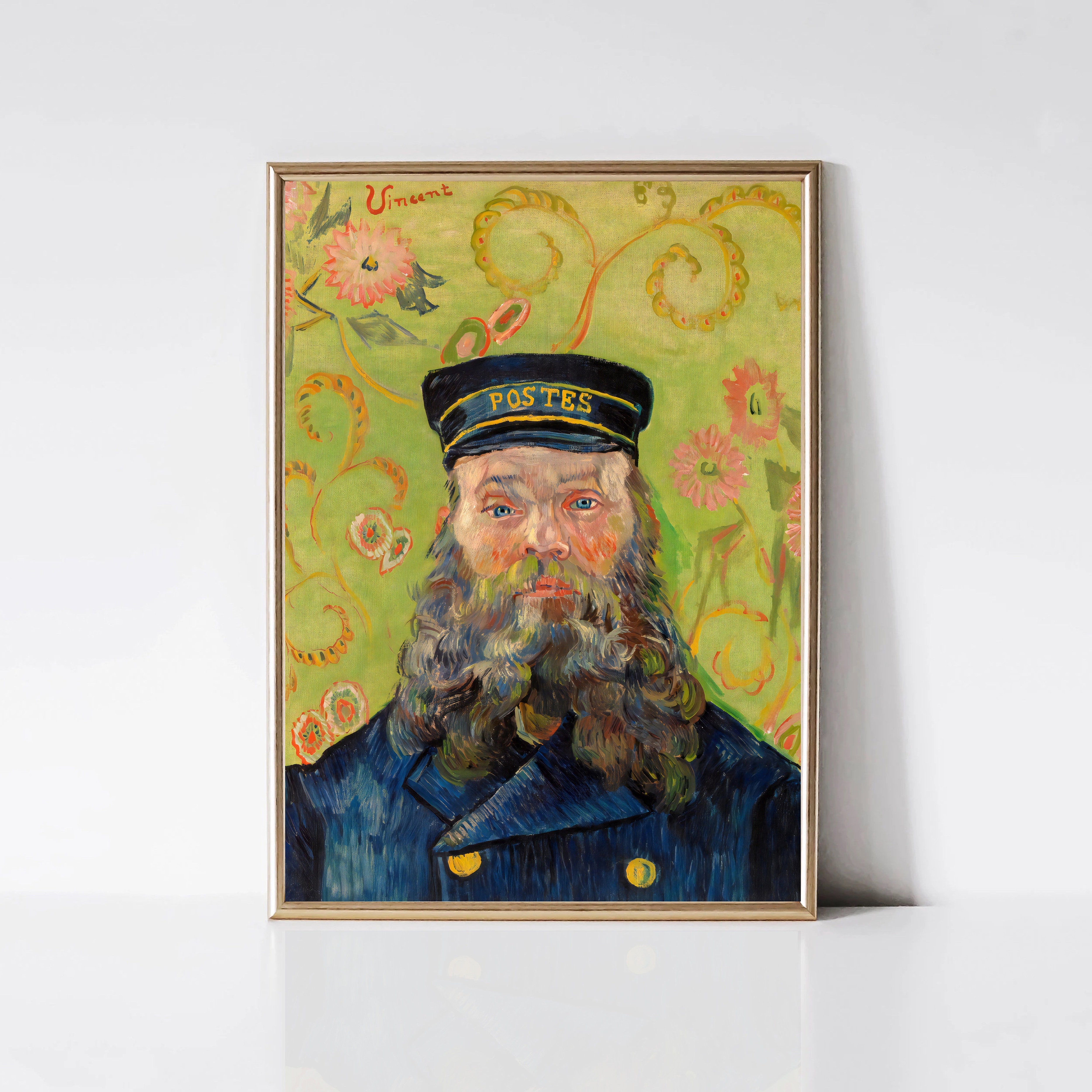 POSTER Vincent van Gogh Postman Joseph Roulin | Impressionist Painting ...