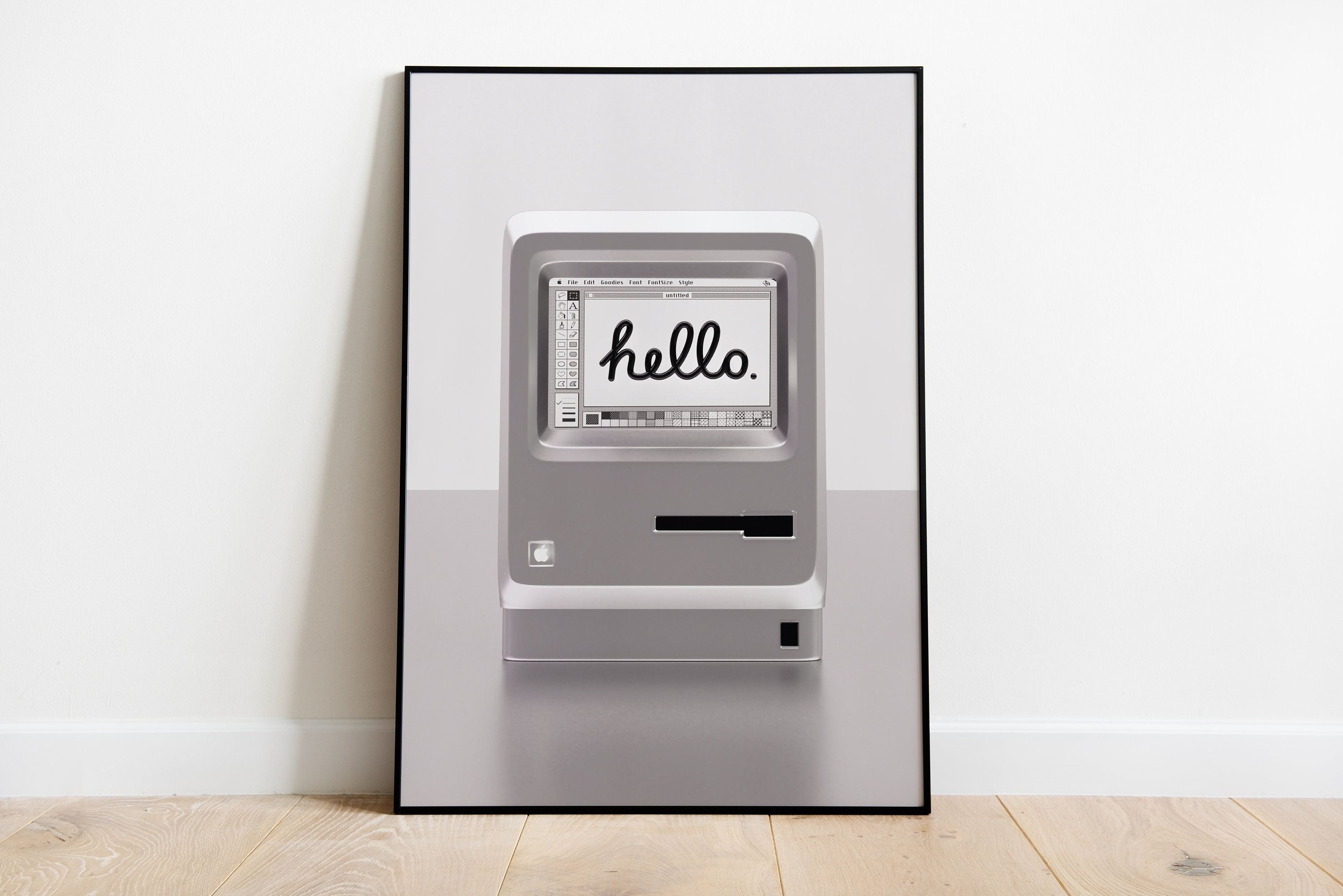 POSTER Vintage Apple Macbook Computer Ad poster Gift for the High-Tech ...