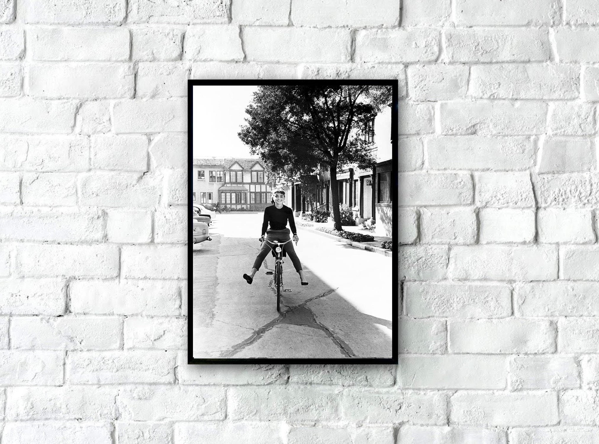 POSTER Vintage Audrey Hepburn Photo, Audrey Hepburn Black and White Photo, Audrey Hepburn Poster ...