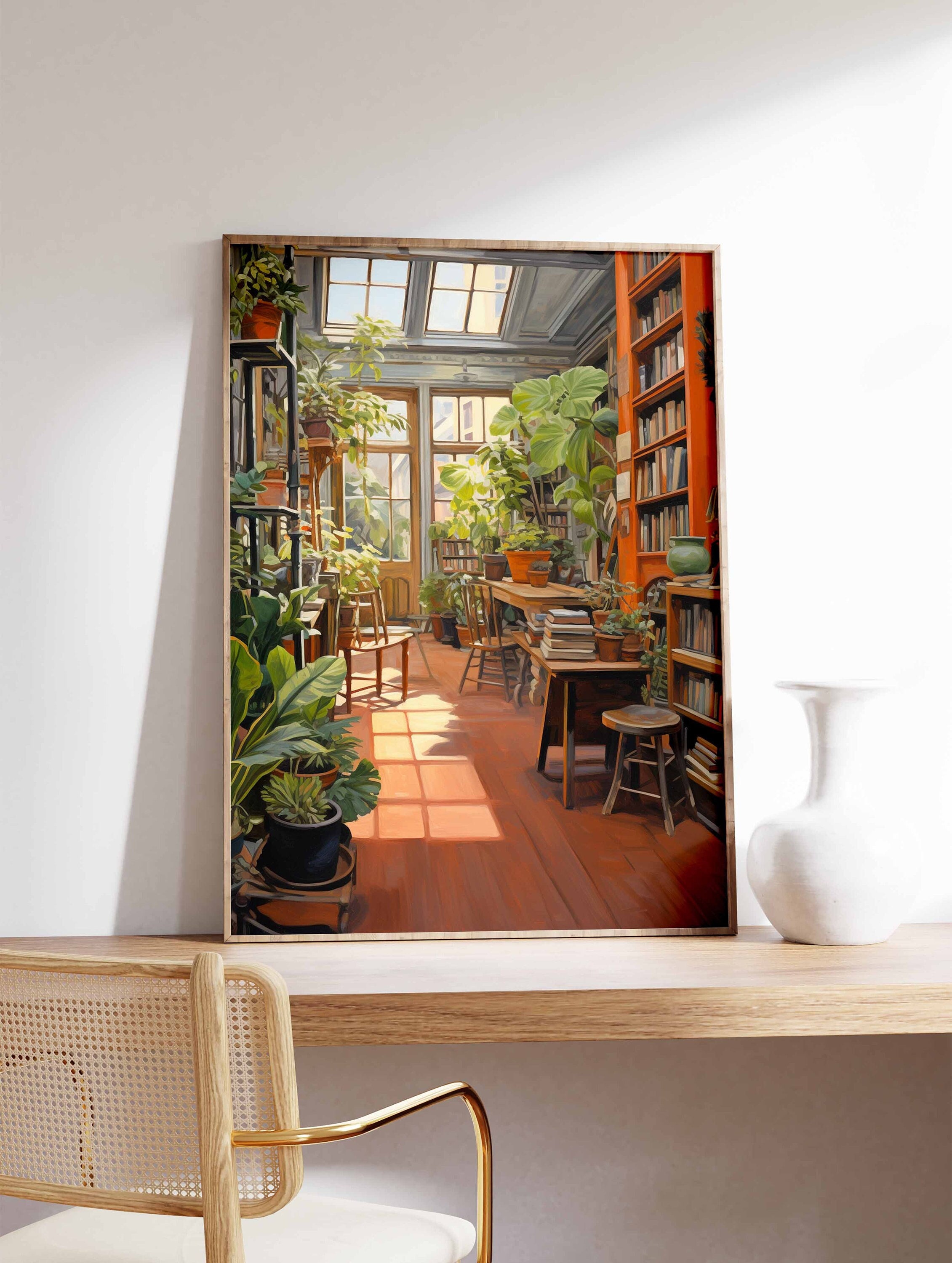 POSTER Vintage Library Poster, Book Shop Print, Book Lovers Gift ...