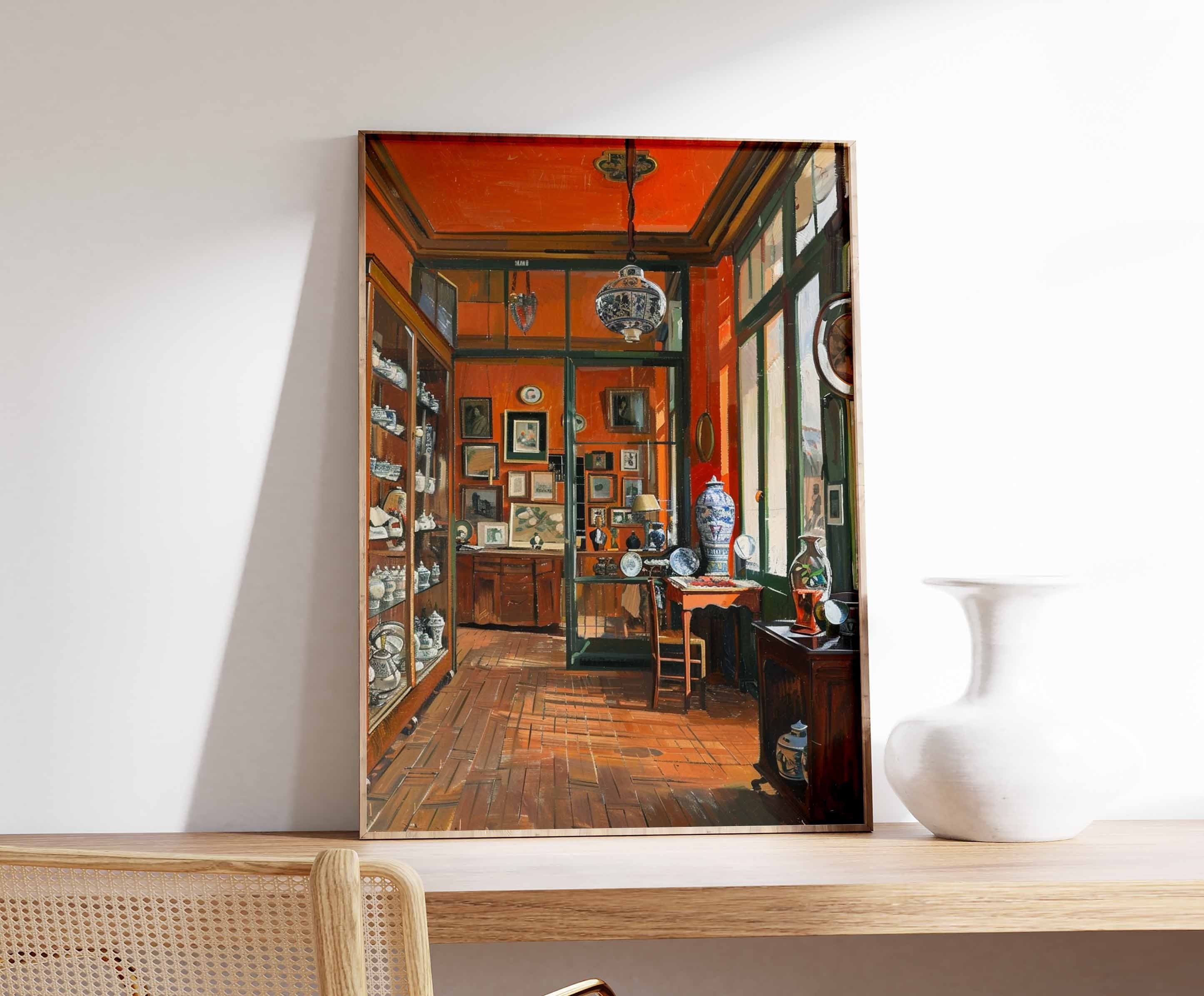 POSTER Vintage Poster, Antique Store Print, Retro Wall Art, Nostalgic ...