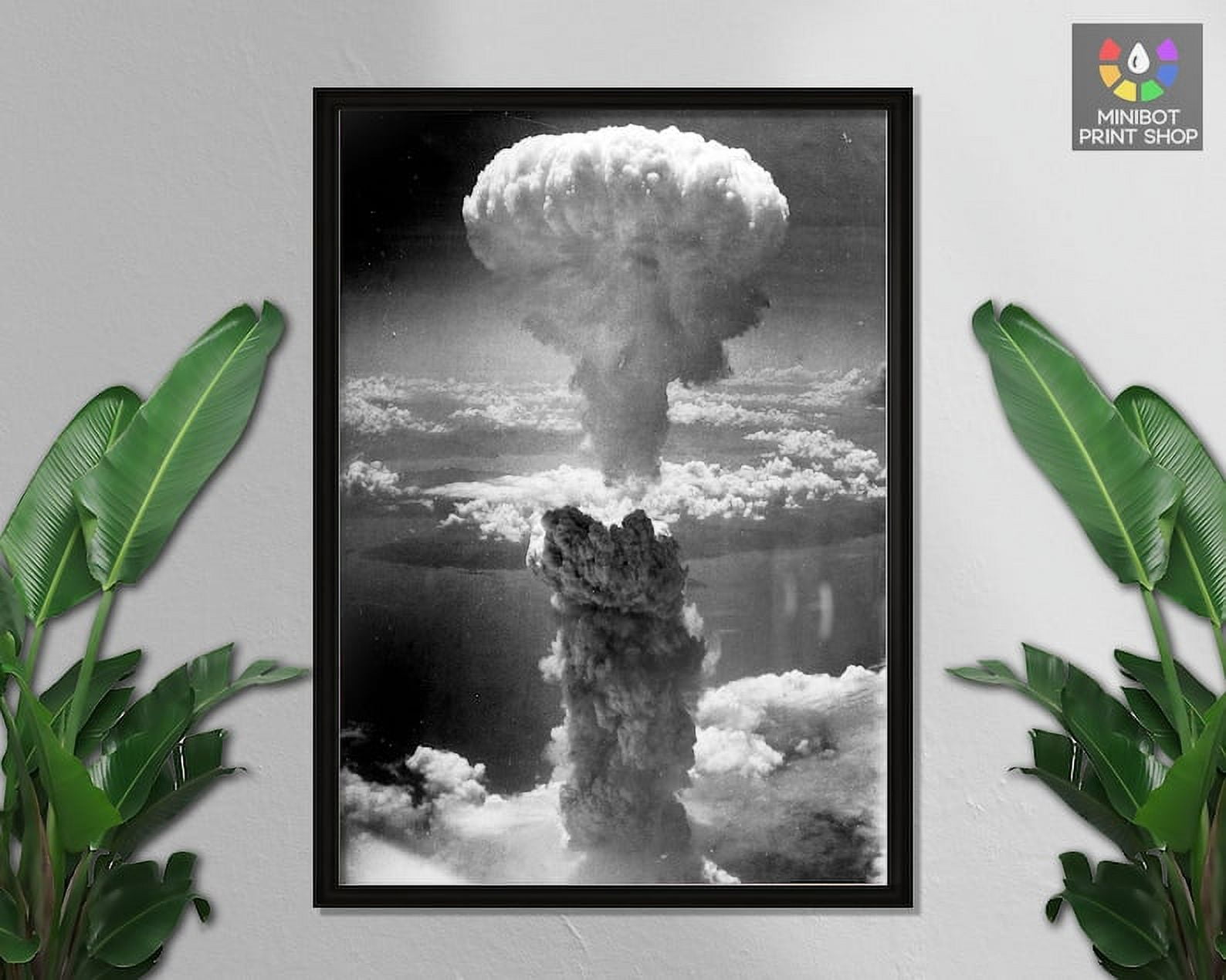 POSTER Vintage Radioactive Fallout Poster, Nuclear Explosion, Atomic ...