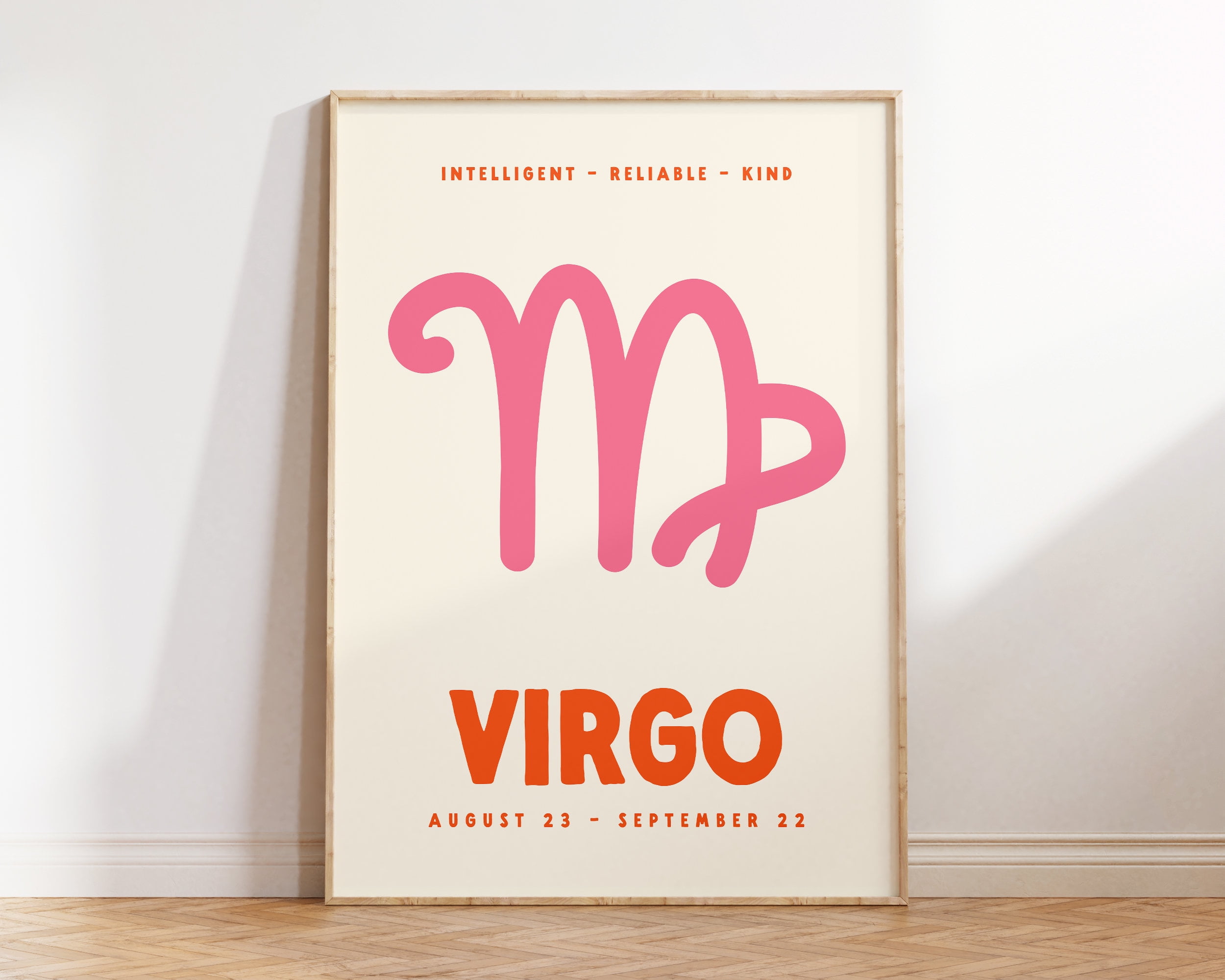 POSTER Virgo Print, Zodiac Poster, Print, Trendy Wall Art, Star Sign ...