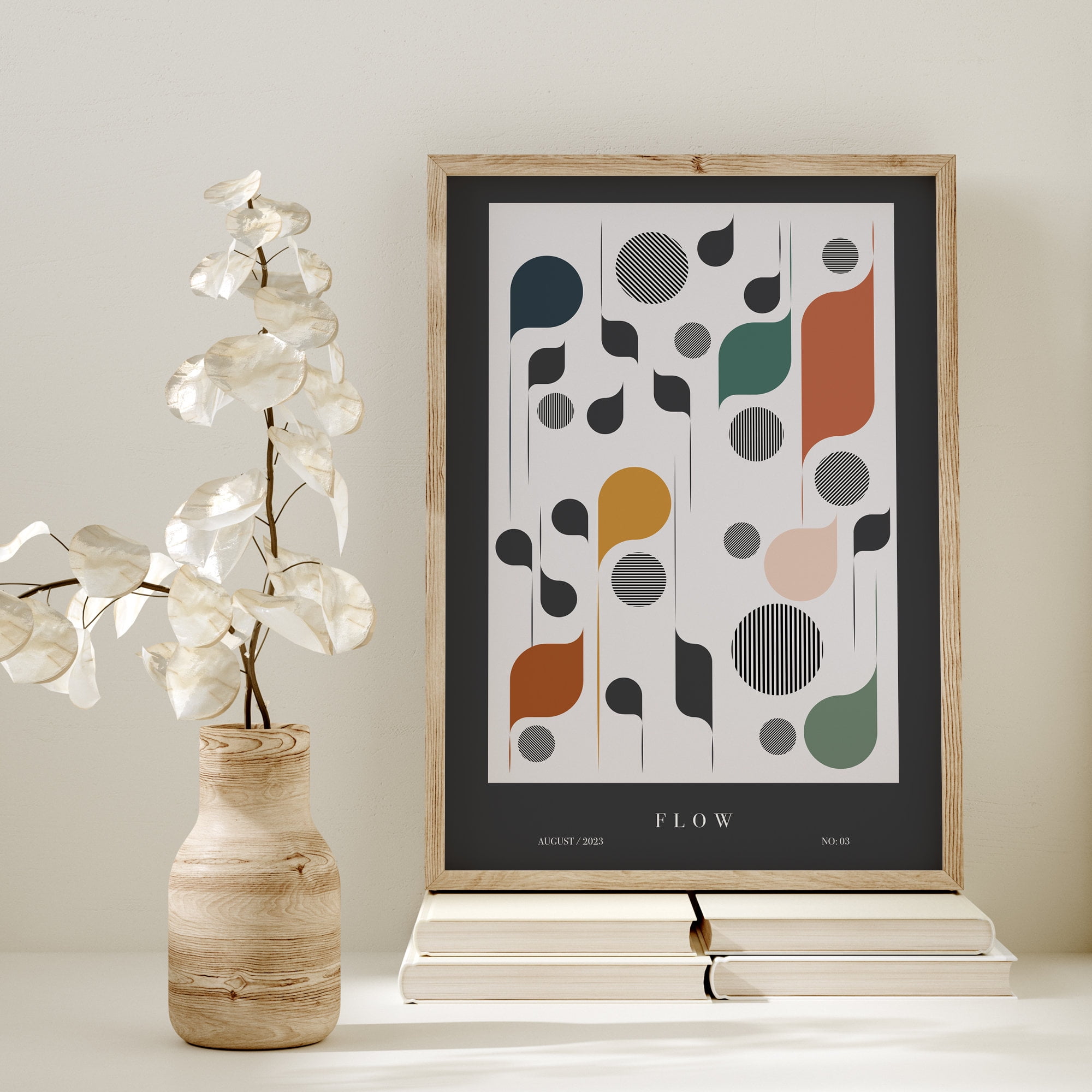 POSTER Visual Design Collection "Flow", Graphic Design Poster ...