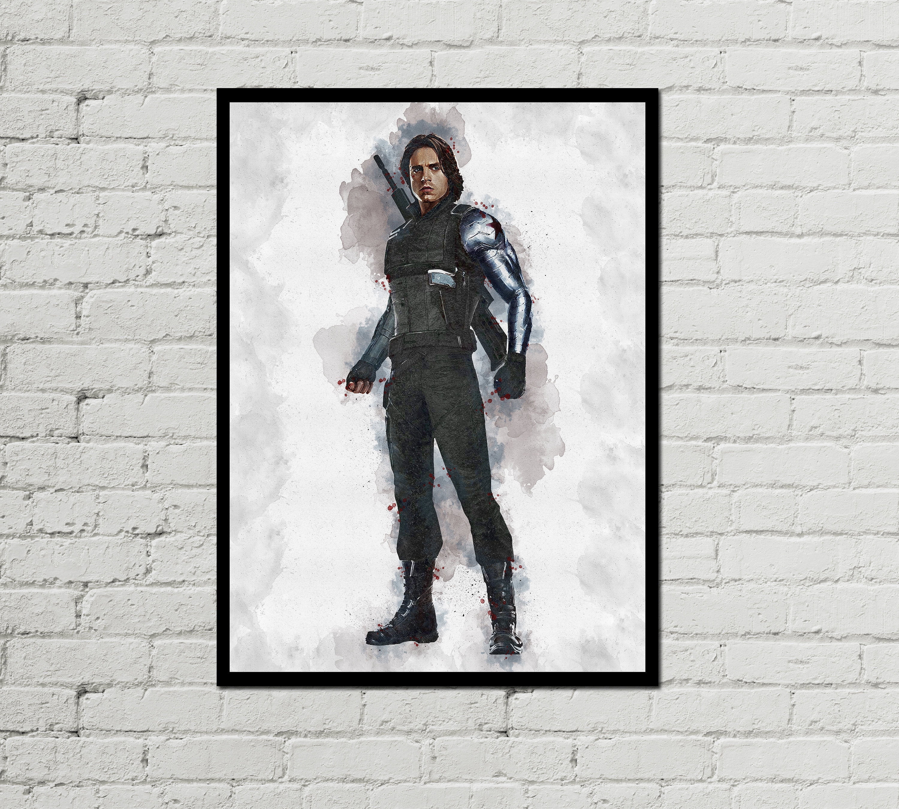 POSTER WINTER SOLDIER POSTER - Marvel Poster - Avengers Poster ...