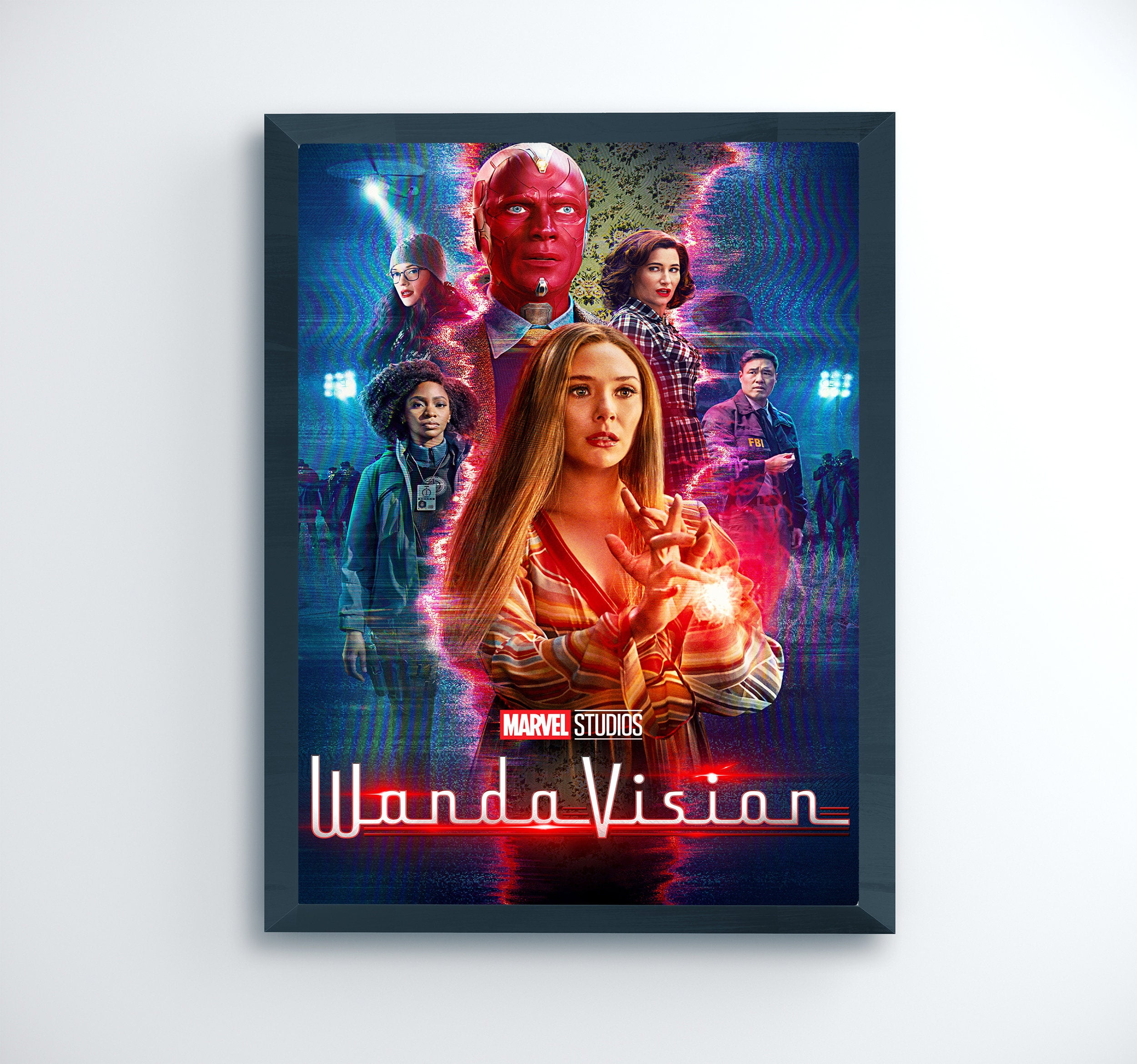 POSTER WandaVision Print 2021 Wall Art,Films Maxi, Animation, Home ...