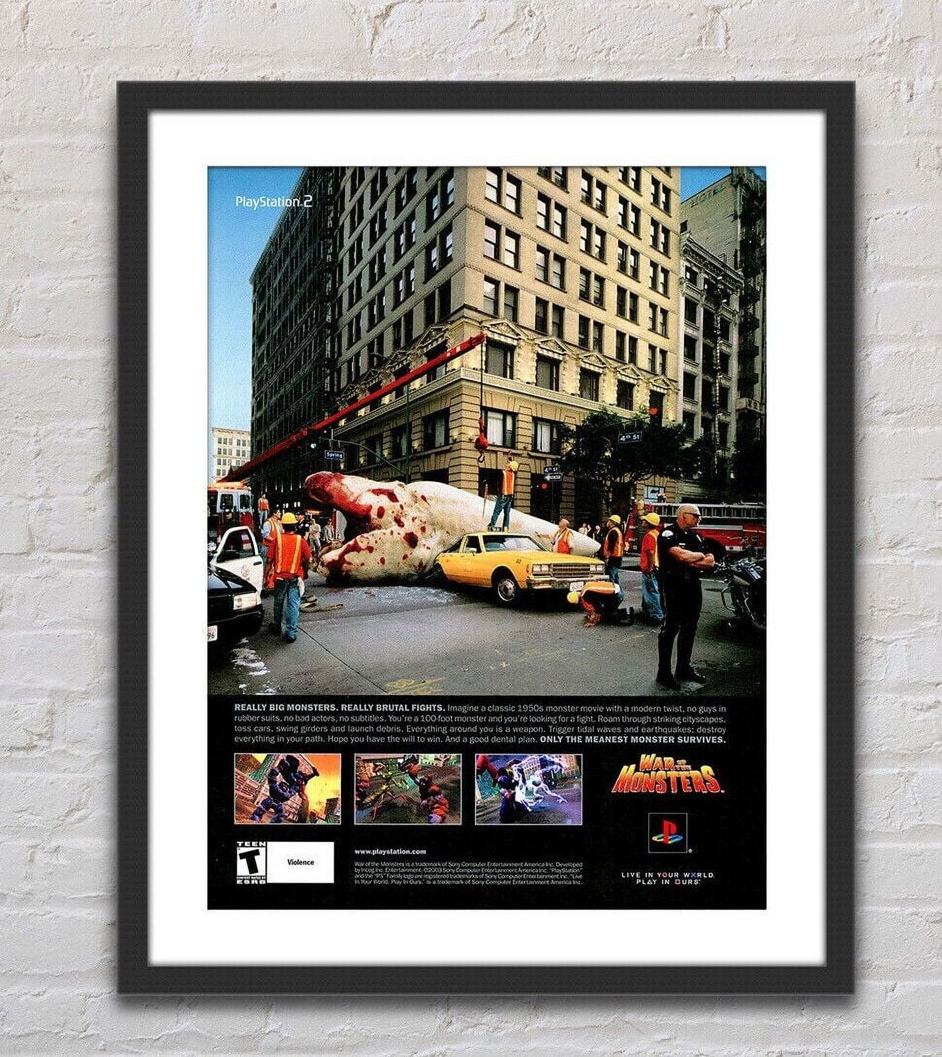 POSTER War Of The Monsters Playstation PS1 Poster-8x12-UNFRAMED ...