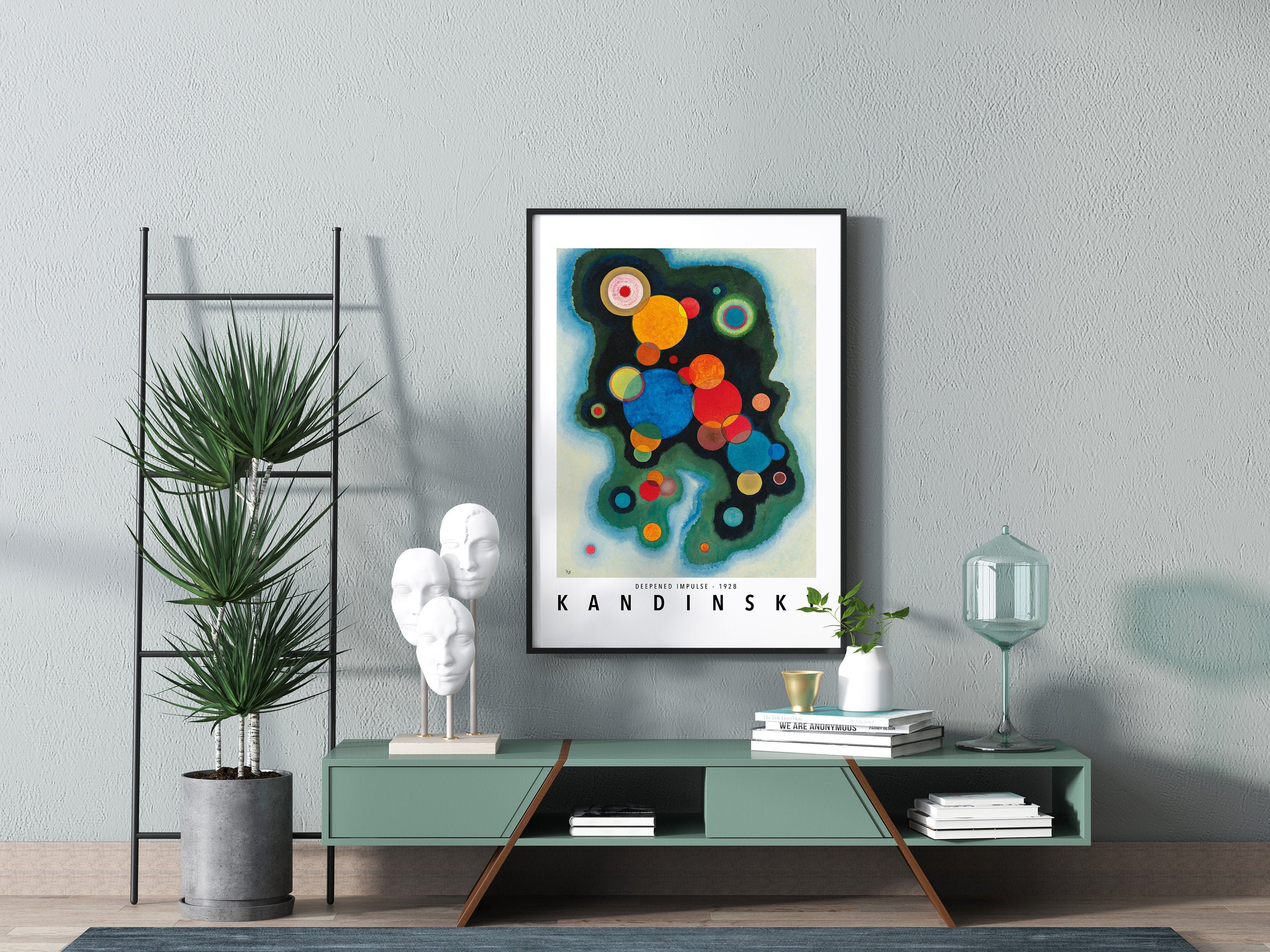 POSTER Wassily Kandinsky "Deepened Impulse" Print, Exhibition Poster ...