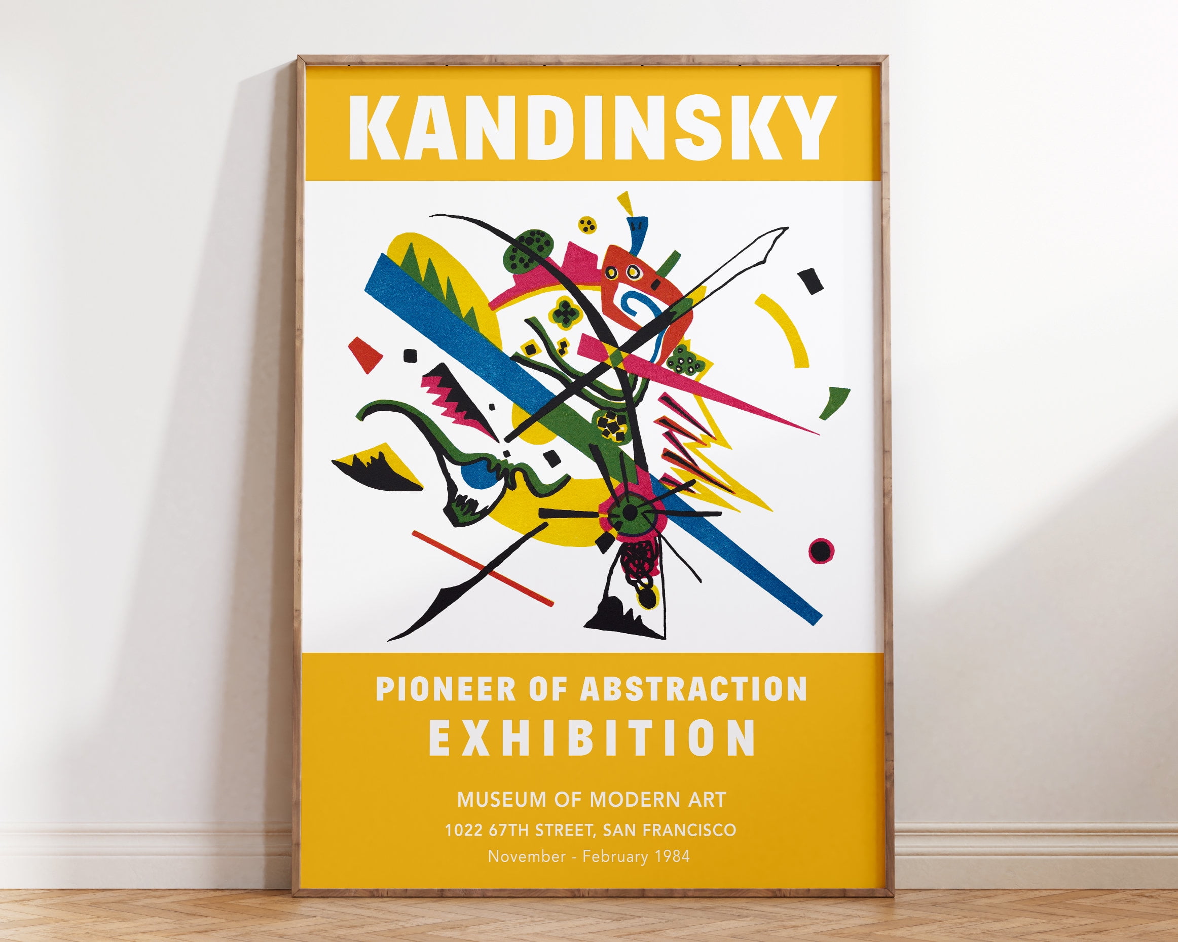 POSTER Wassily Kandinsky Exhibition Art Print, Kleine Welten I ...