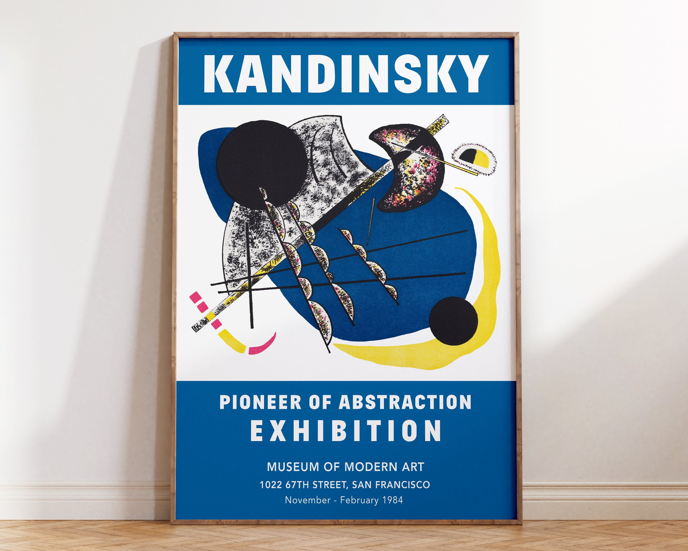 POSTER Wassily Kandinsky Exhibition Art Print, Kleine Welten II ...
