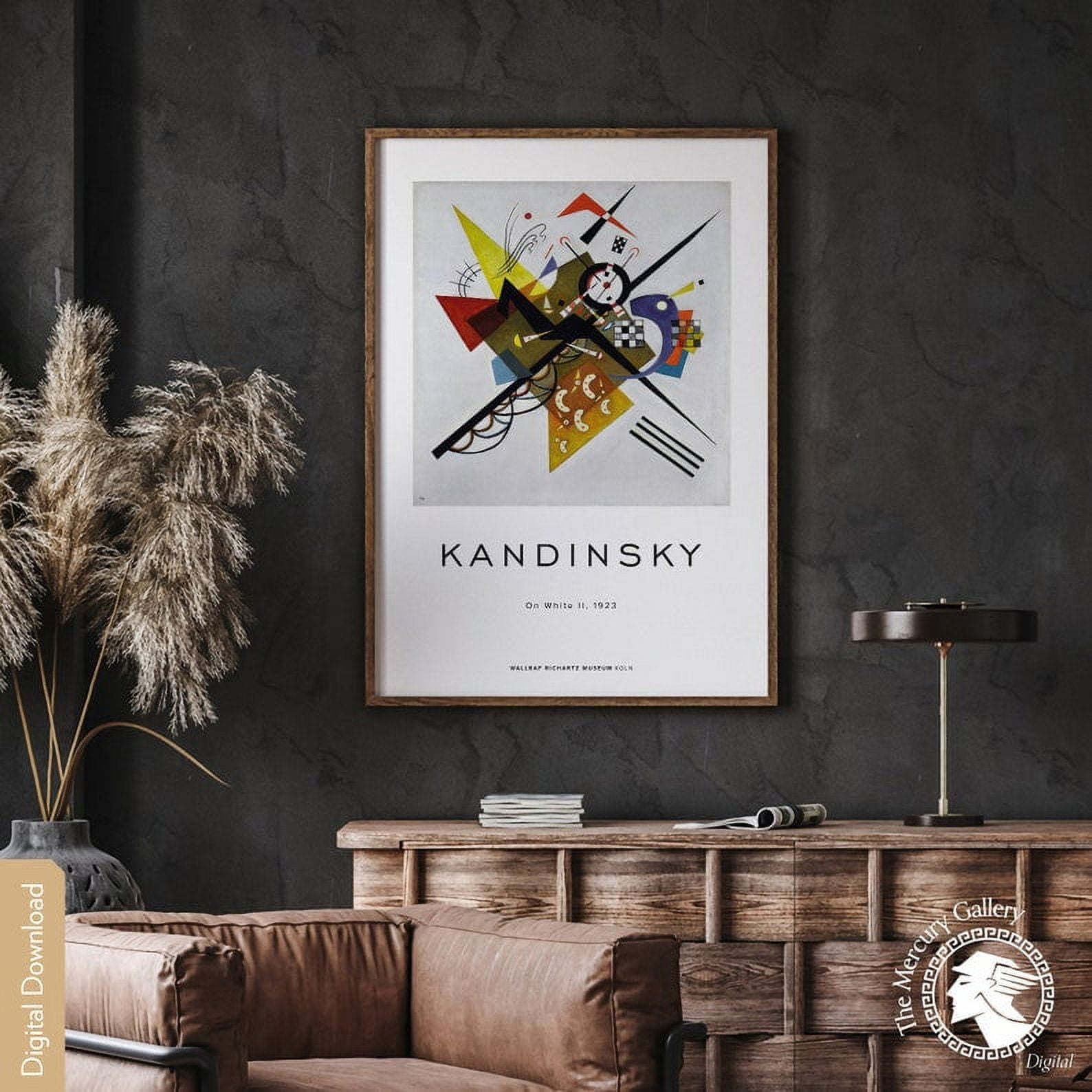 POSTER Wassily Kandinsky Poster, On White II - 1923, Premium Posters ...
