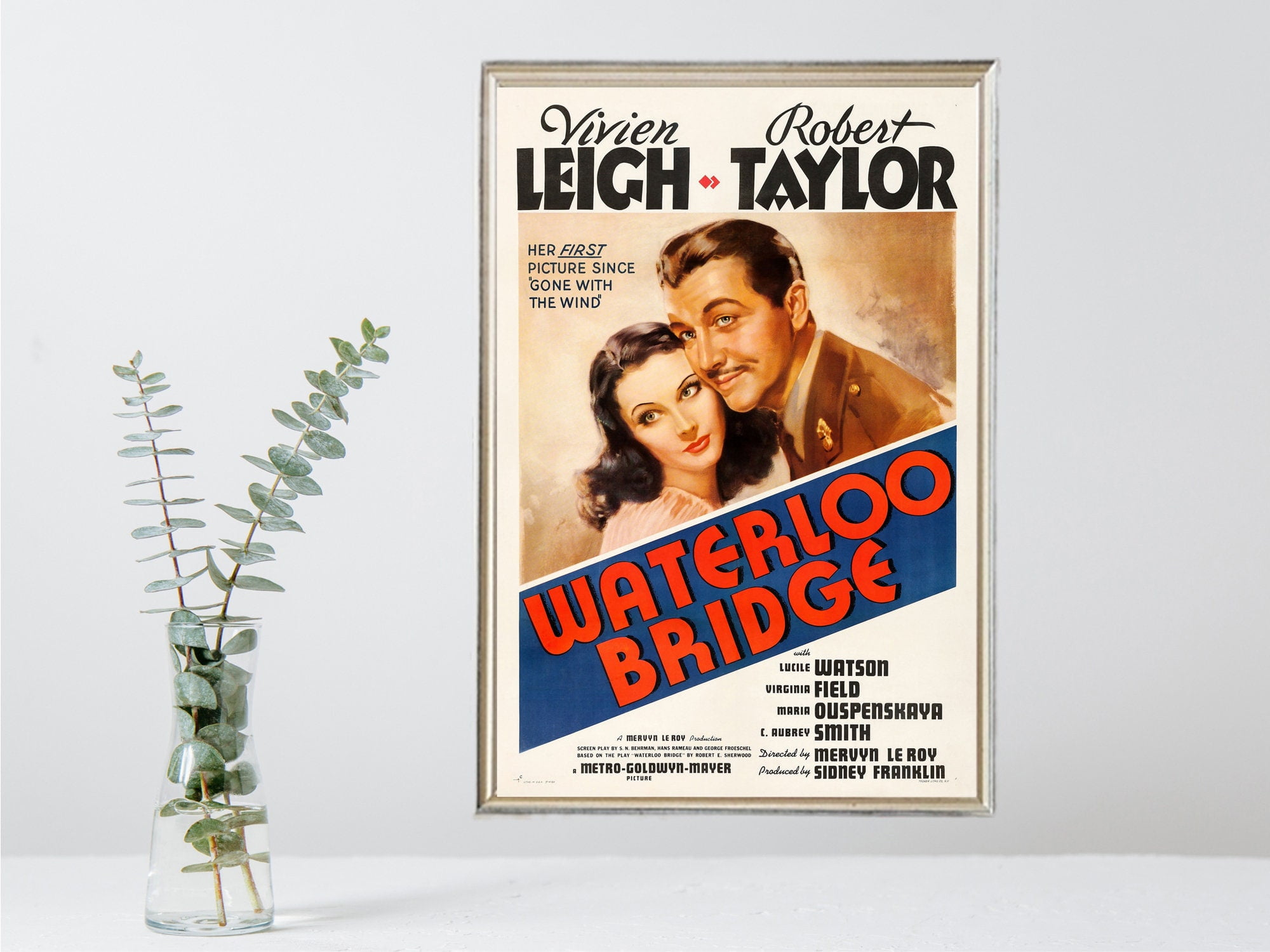POSTER Waterloo Bridge Movie Poster- Vintage Movie Poster - Limited ...