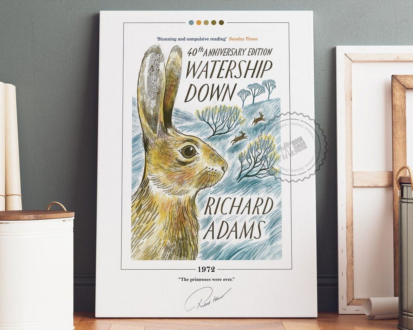POSTER Watership Down Book Cover Poster | Richard Adams, Watership Down ...