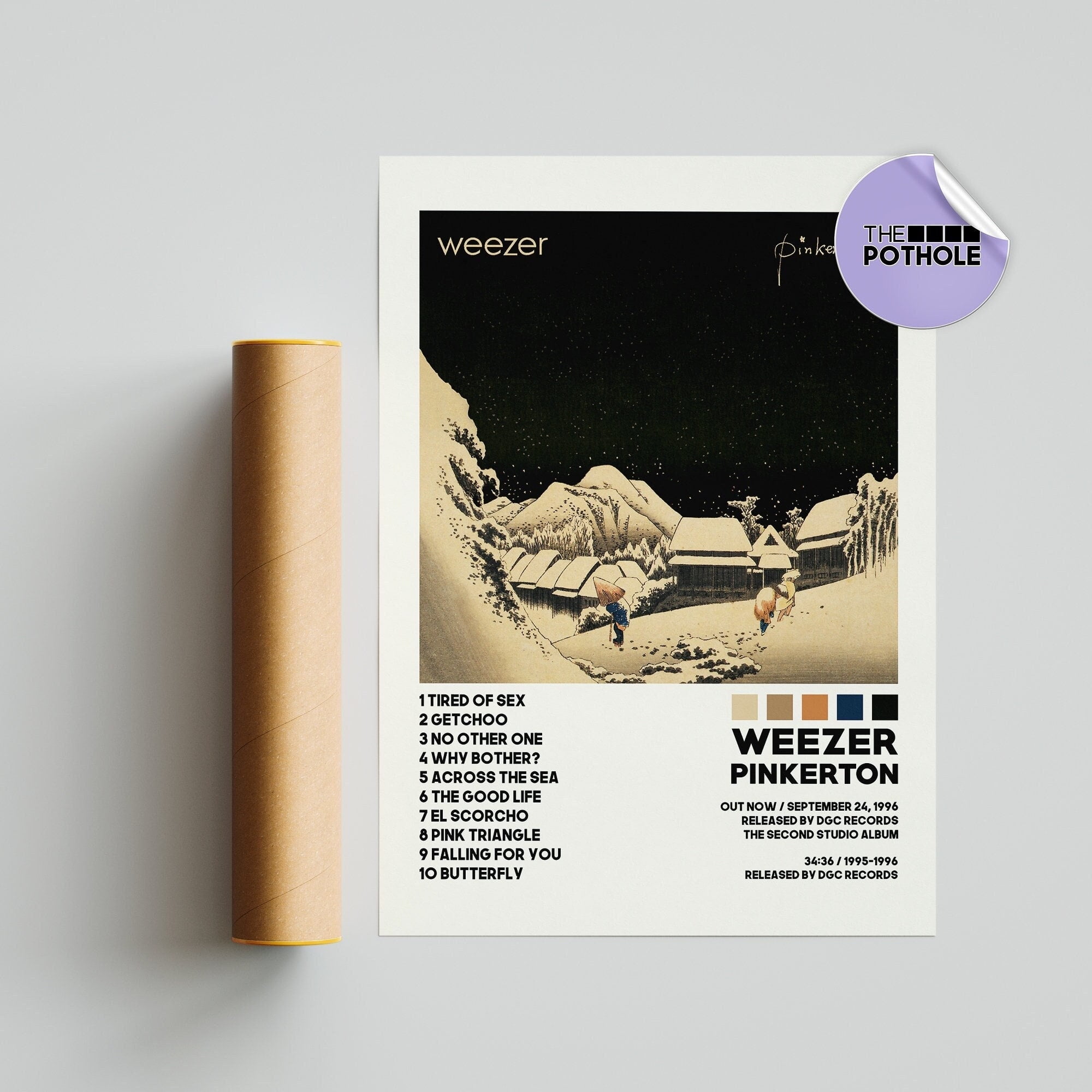 POSTER Weezer Posters / Pinkerton Album Poster / Album Cover Poster ...