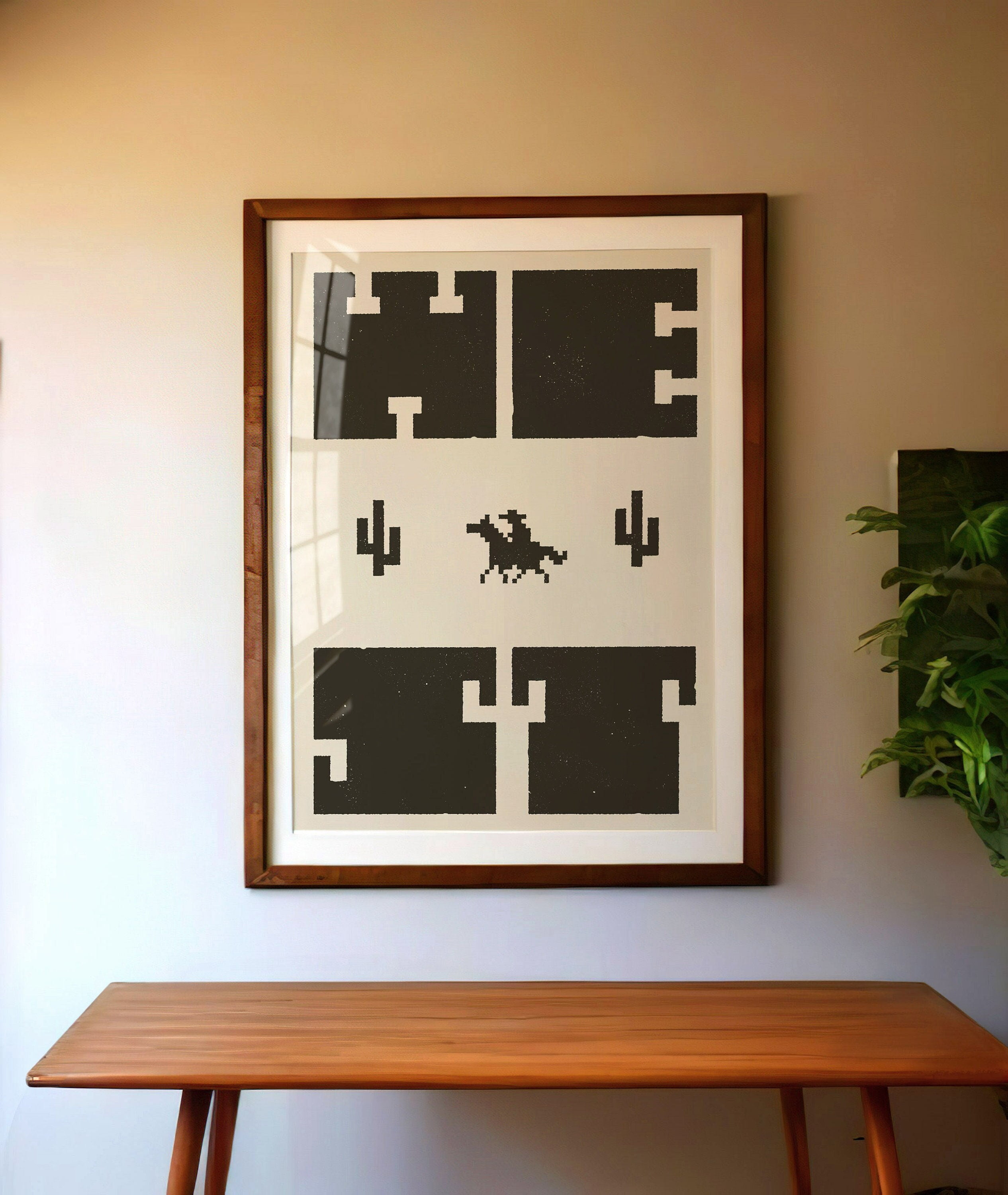 POSTER West Retro Typography Print, Rugged Western Wall Art ...