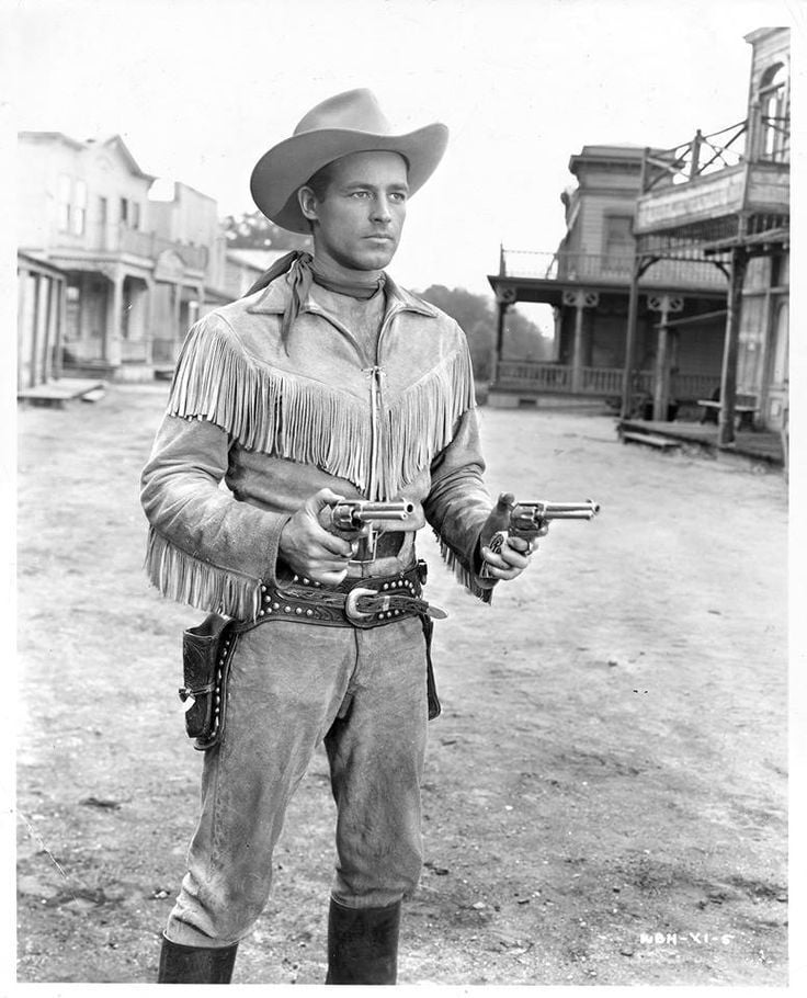 POSTER Western Guy Madison Studio Photo Print Vintage Movie Poster ...