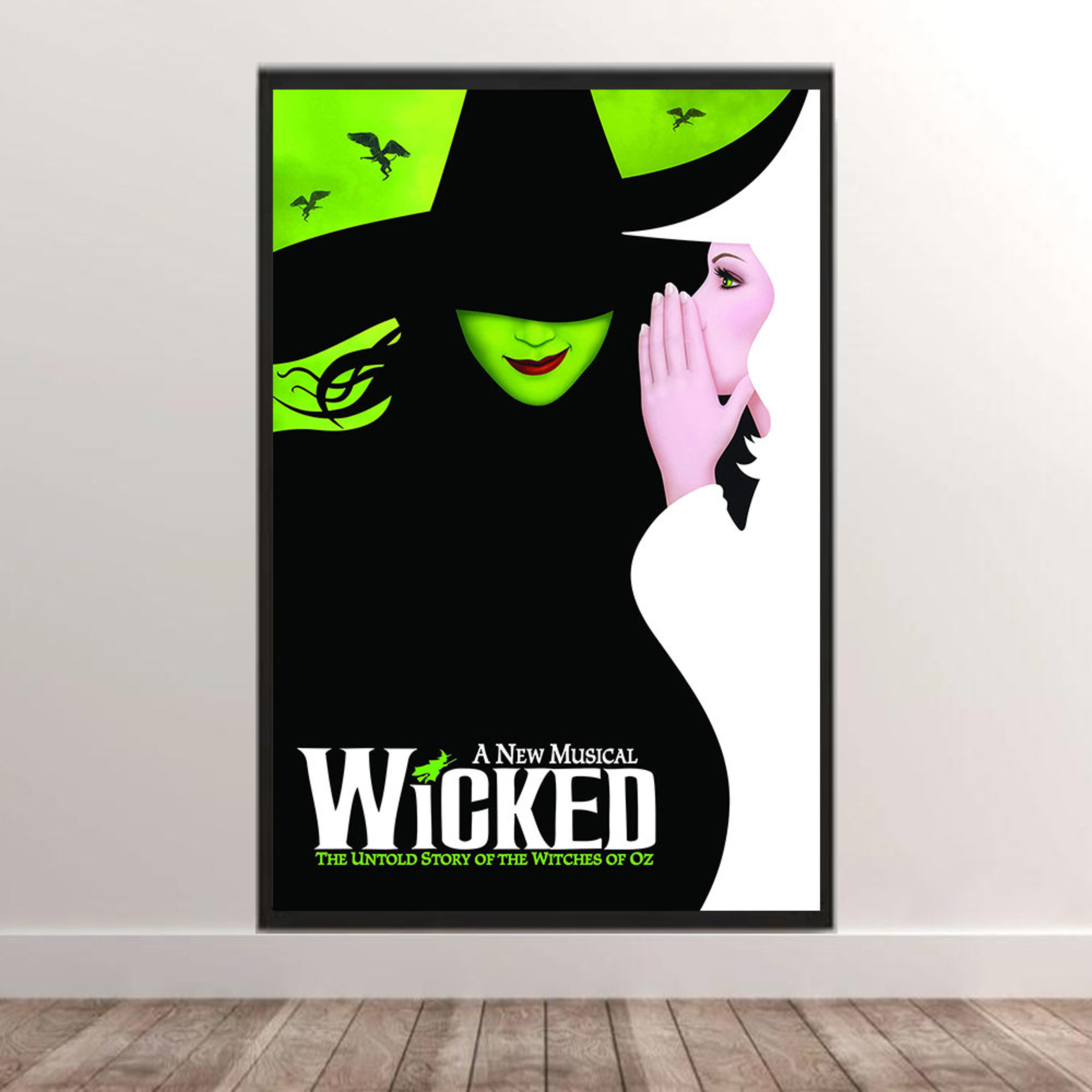 POSTER Wicked Broadway Music Movie Poster Classic Film Poster Wall Art ...