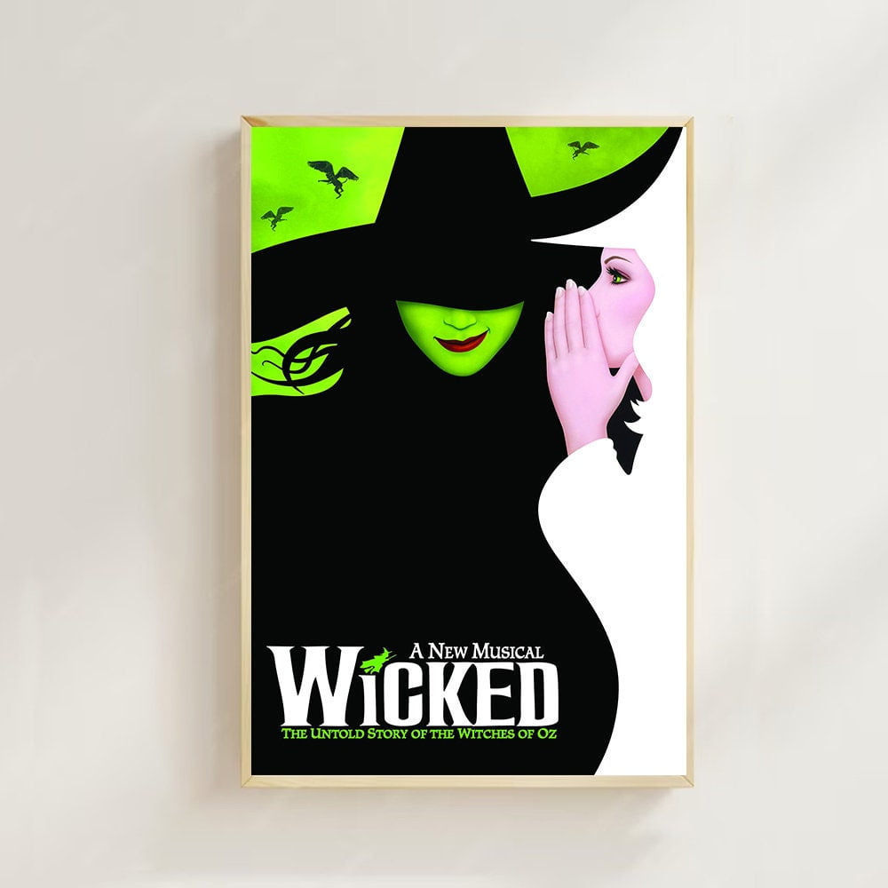 POSTER Wicked- Movie Poster (Regular Style) Art Prints,Home Decor, Art ...