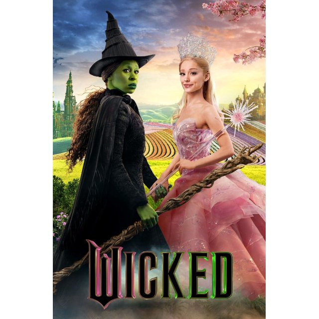 POSTER Wicked Movie Poster Sign [A] Cynthia Erivo Ariana Grande-Butera-12x18-UNFRAMED - Walmart.com