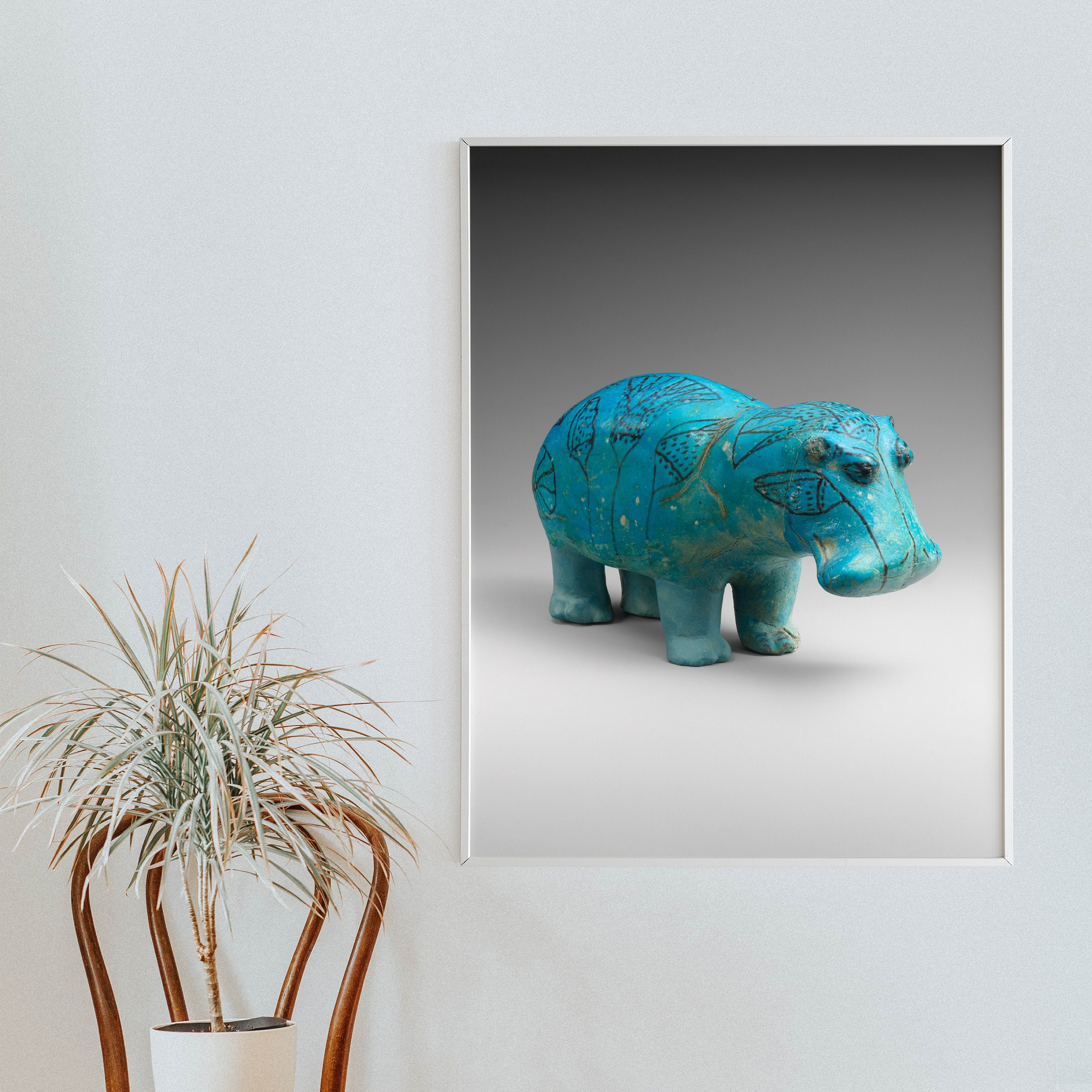 POSTER William the Hippo (1878-BC) - Fine Art Home Wall Decor Print ...