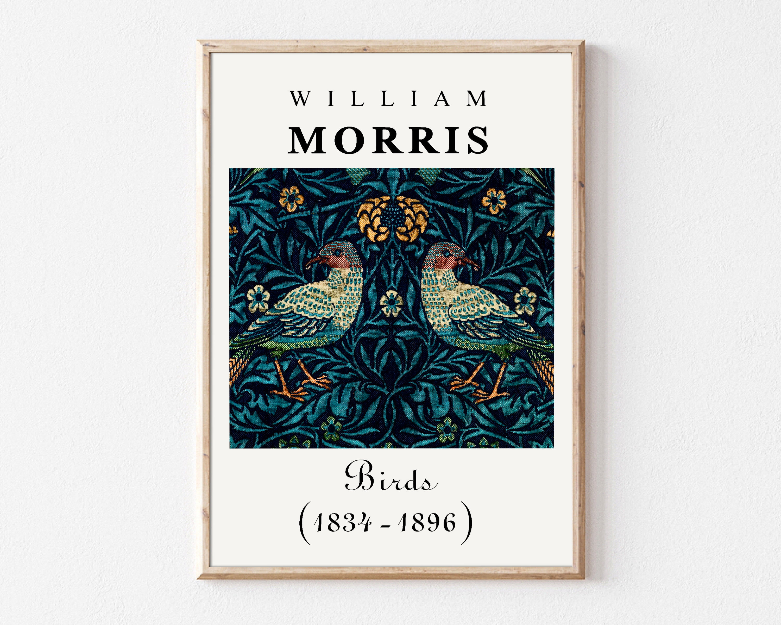 POSTER William Morris Birds, William Morris 70s, William Morris 60s ...