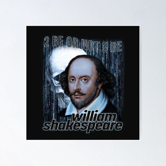 POSTER William Shakespeare Bootleg 90s Hip Hop T-shirt POSTER UNFRAMED ...