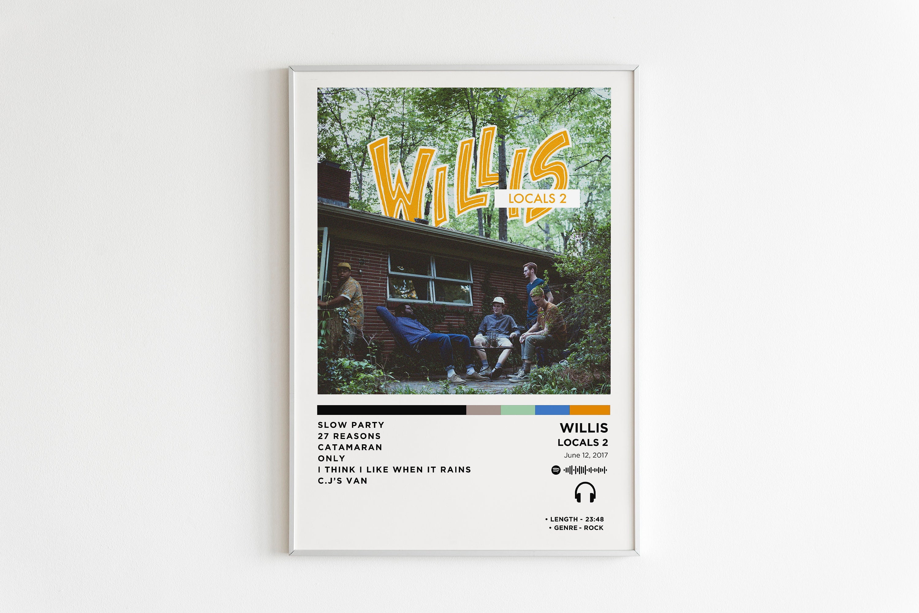 POSTER Willis - Locals 2 Album Poster / Album Cover Poster / Music Gift ...