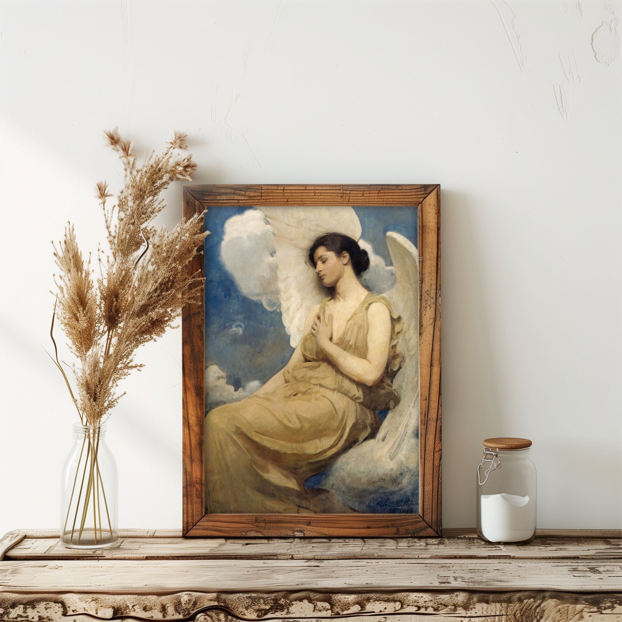 POSTER Winged Figure by Abbott Handerson Thayer | Sacred Art Print ...