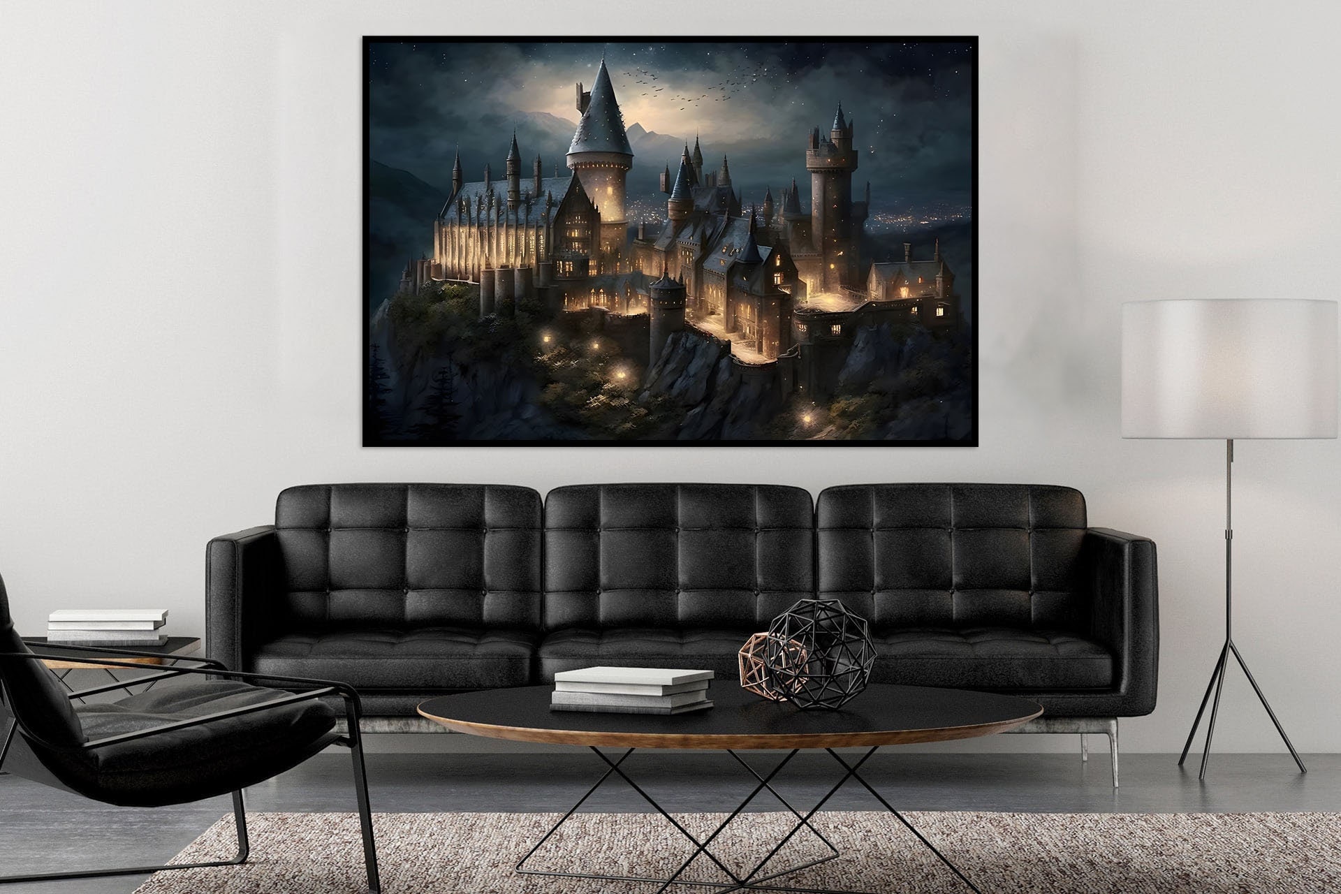 POSTER Wizard Academy Painting Print Wizardry School Painting Wizard ...