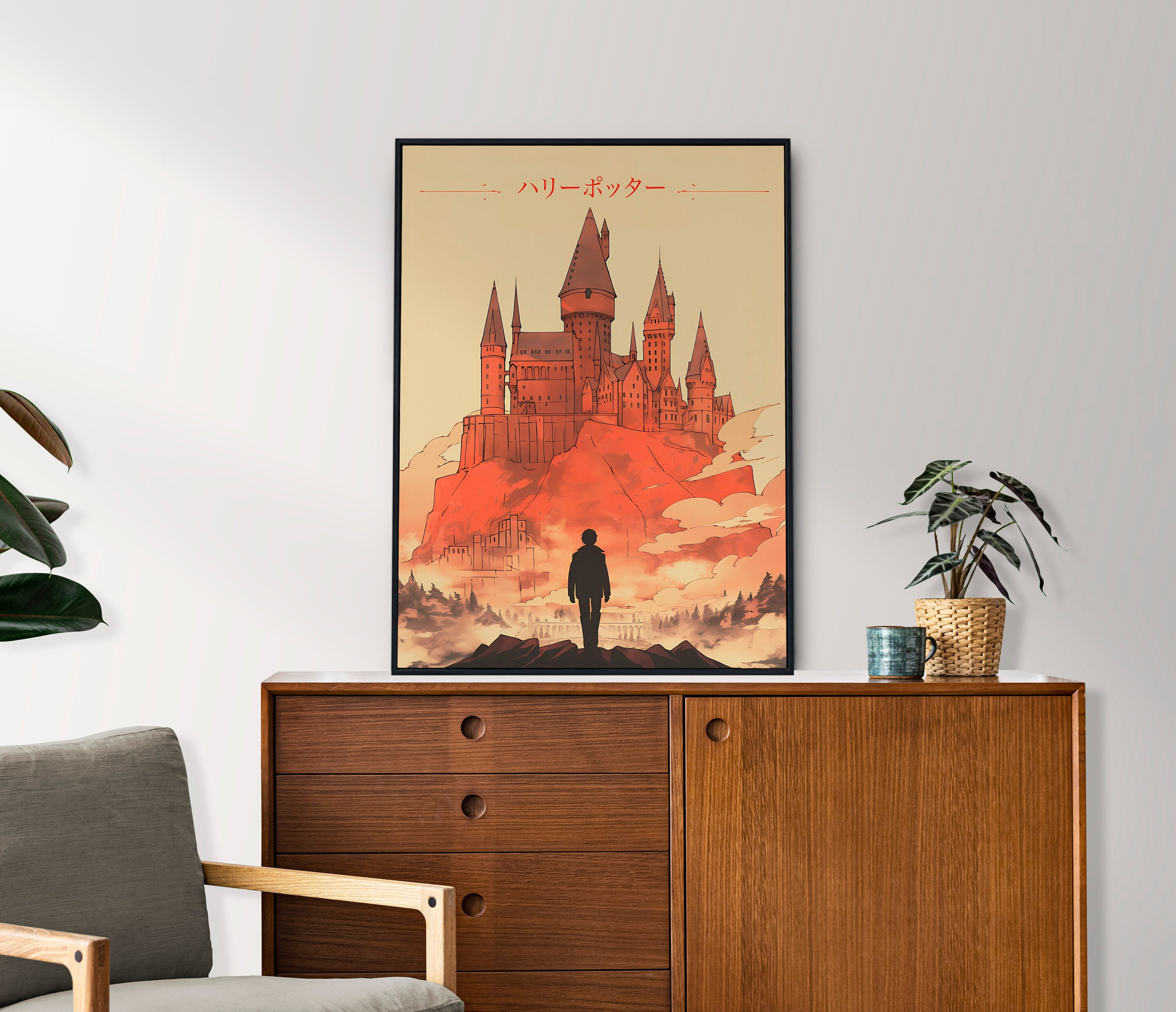 POSTER Wizarding inspired, Potter Japanese Movie Poster, Japanese ...