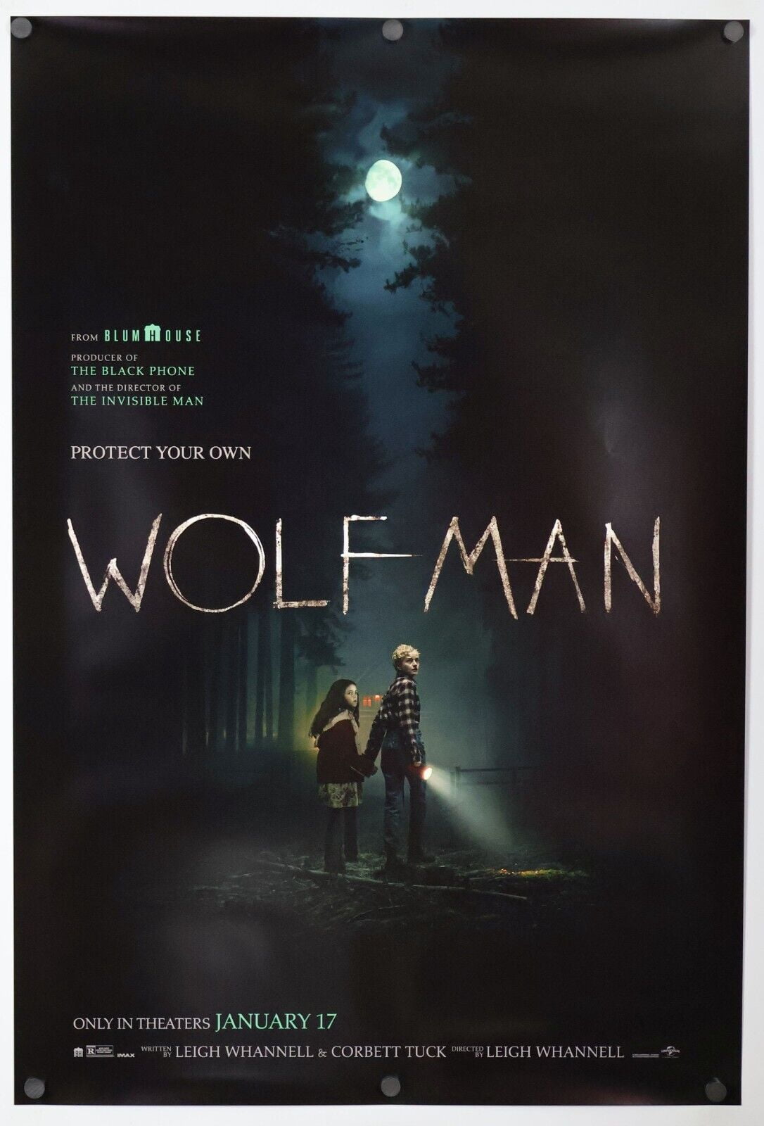 POSTER Wolf Man Wolfman original DS movie poster 2025 Adv B Blumhouse Horror-24x36-UNFRAMED ...