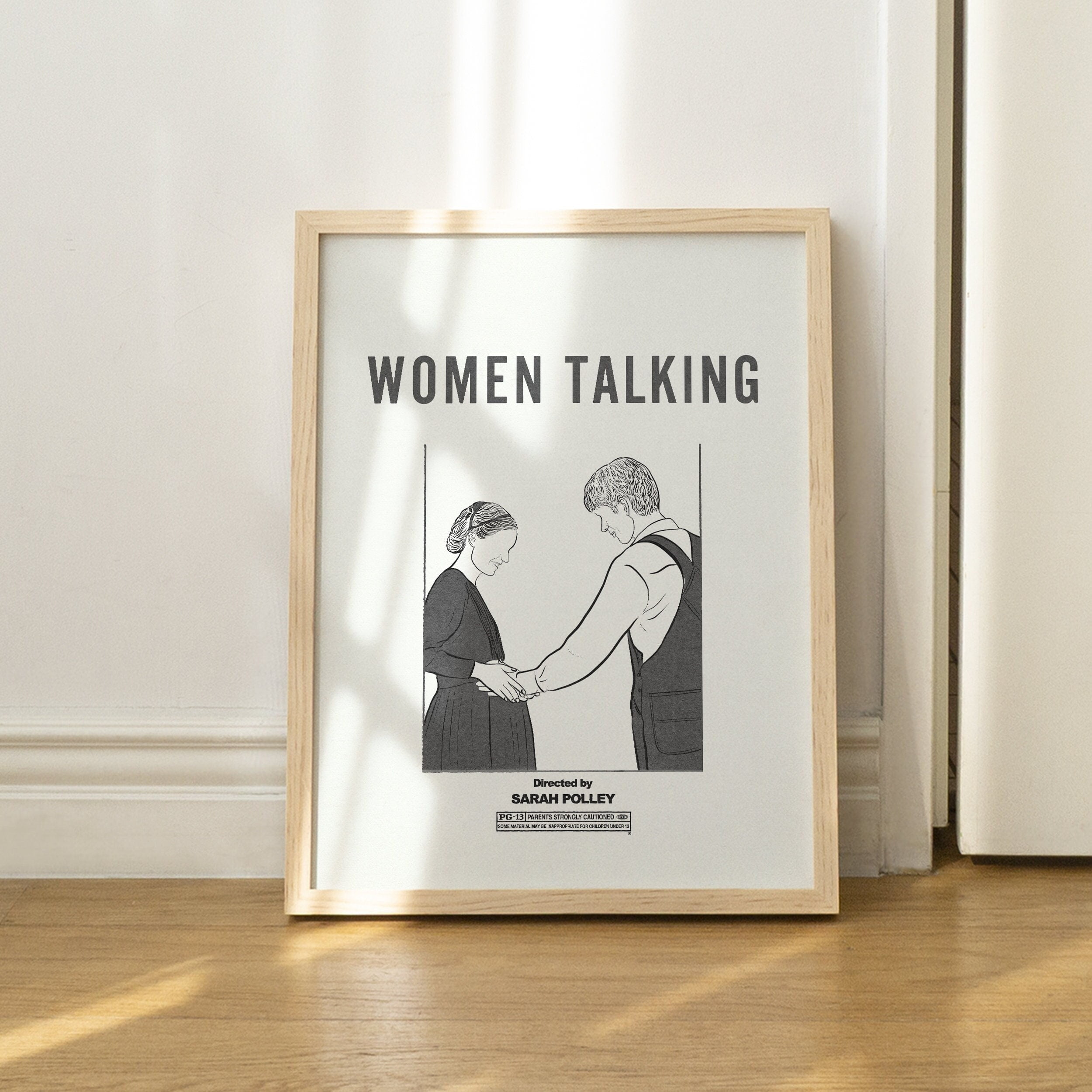 POSTER Women Talking | Sarah Polley | Movie Poster | Black and White ...