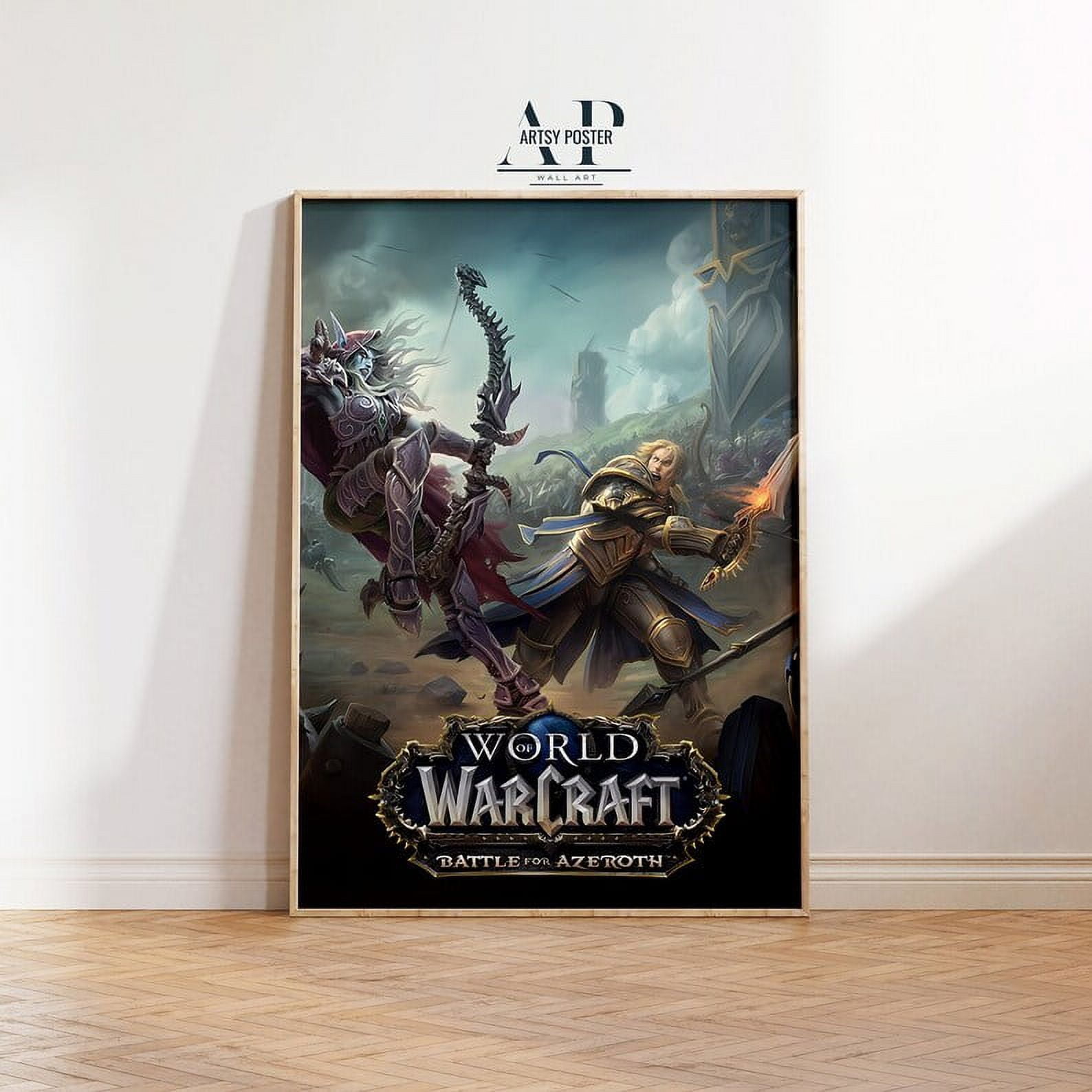 POSTER World of Warcraft Game Poster, Battle for Azeroth Wall Art, Fine Art Print, WoW Gaming ...