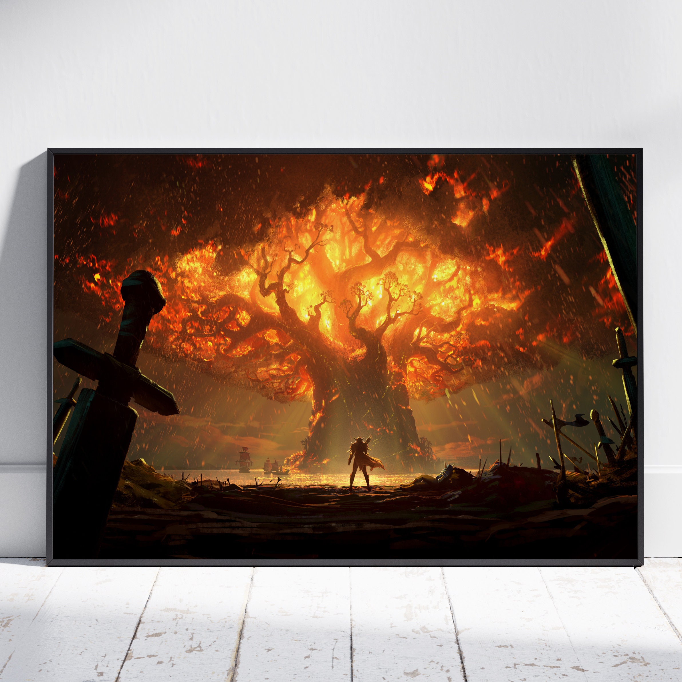 POSTER World of Warcraft Poster, Legion Wall Art, Fine Art Print, Game ...