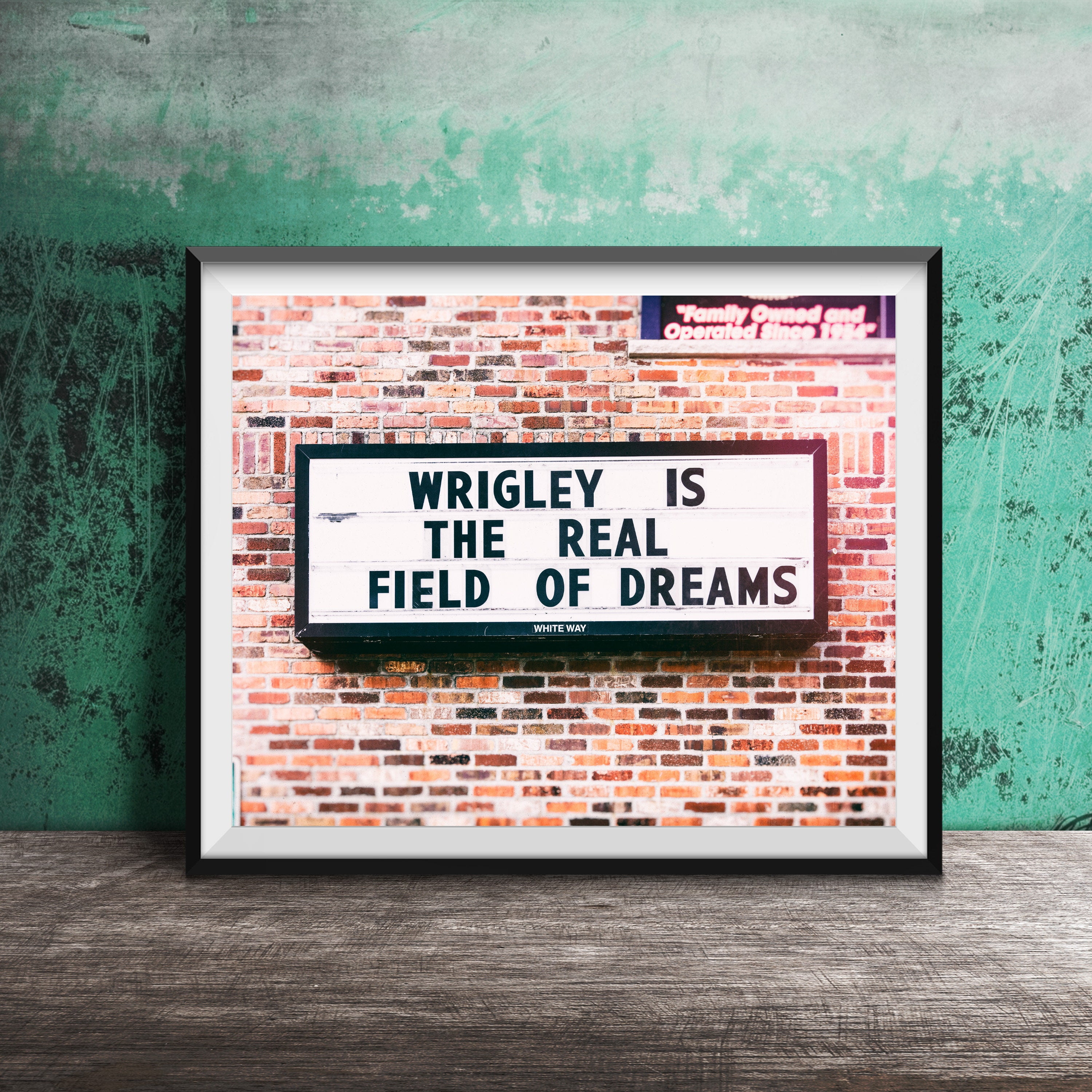 Poster Wrigley Is The Real Field Of Dreams Photography Print