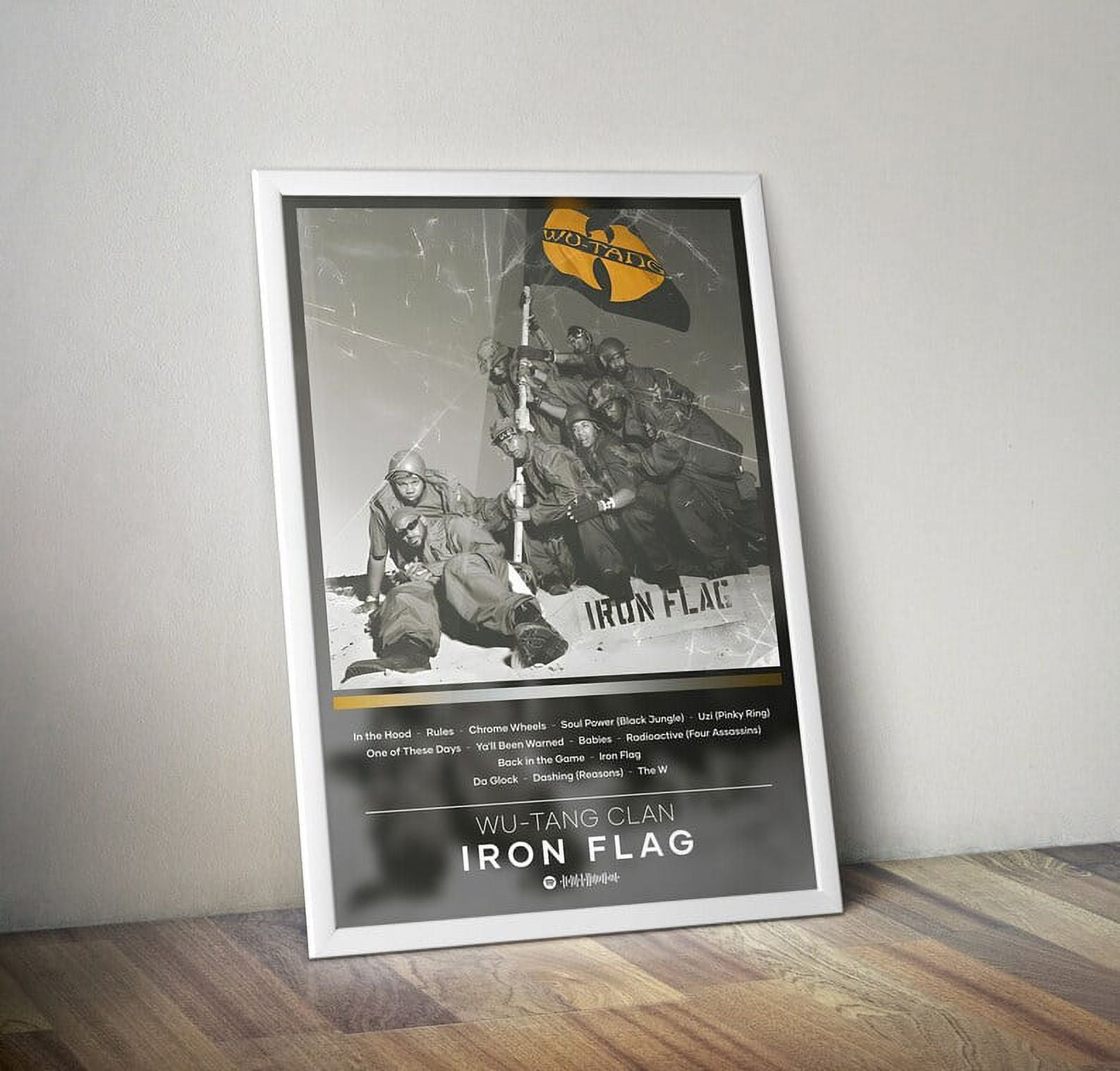 POSTER Wu-Tang Clan Poster Print | Iron Flag Poster | Album Poster ...